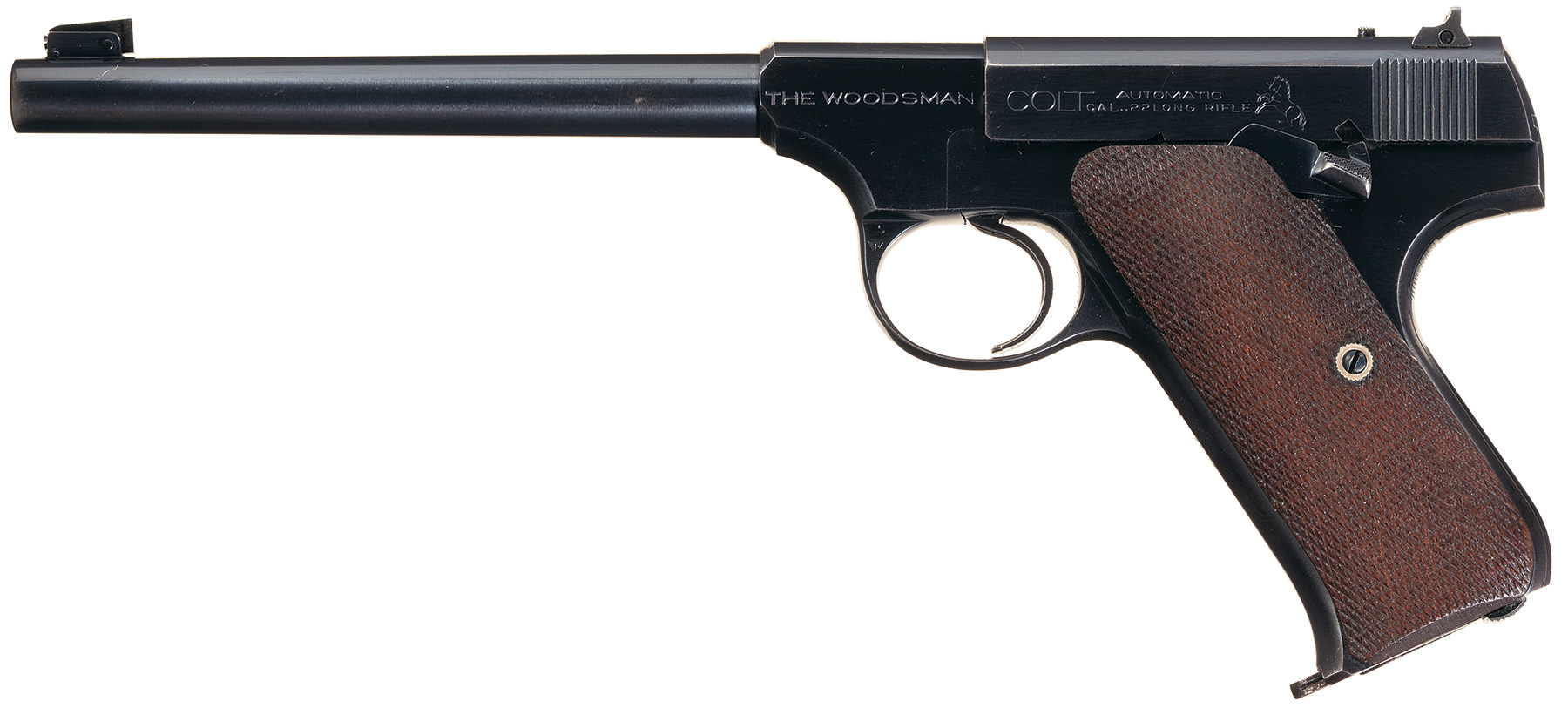Excellent Colt First Series Woodsman Target Model Semi-Automatic | Rock ...