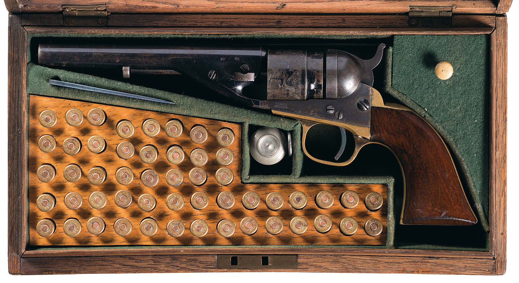 Colt Round Barrel Model 1862 Pocket Navy Cartridge Revolver | Rock ...