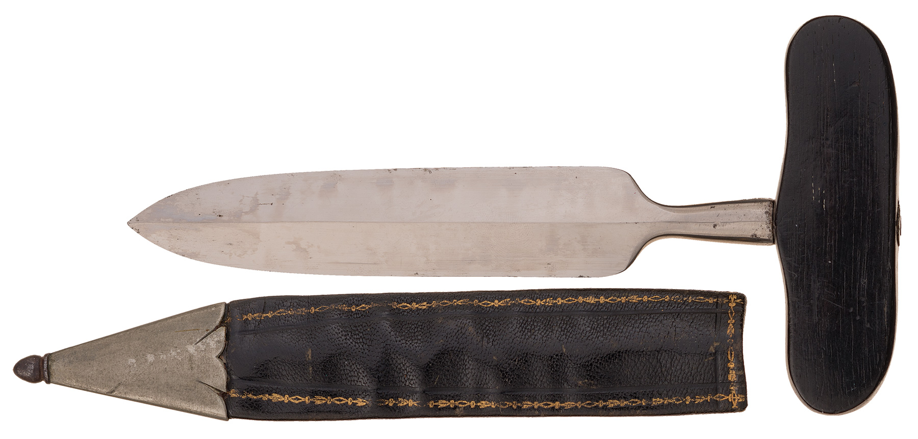 Fine American Push Dagger, Pictured in 'Classic Bowie Knives' | Rock ...