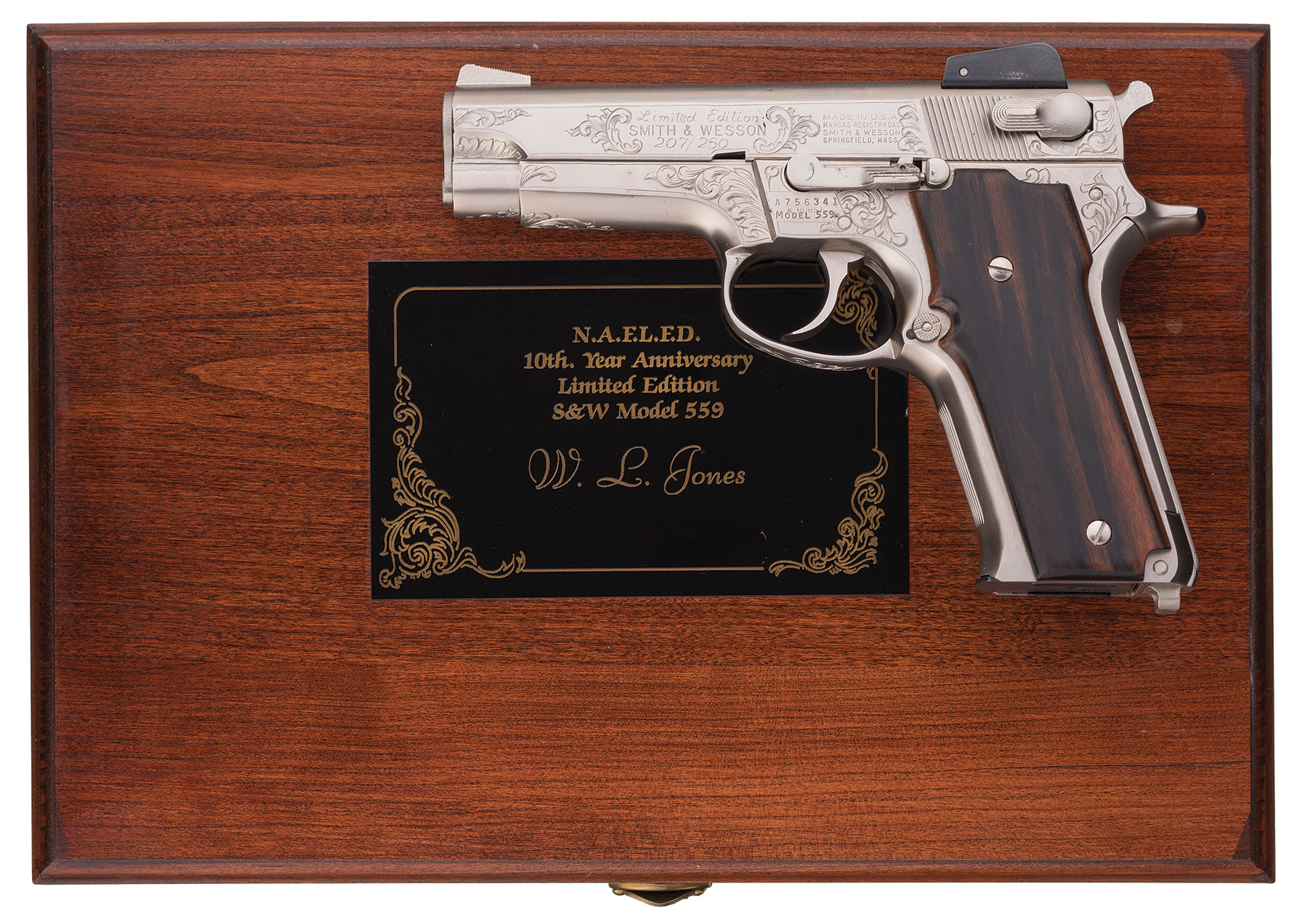 Ken Hurst Singed NAFLFD 10th Anniversary S&W Model 559 Pistol | Rock ...