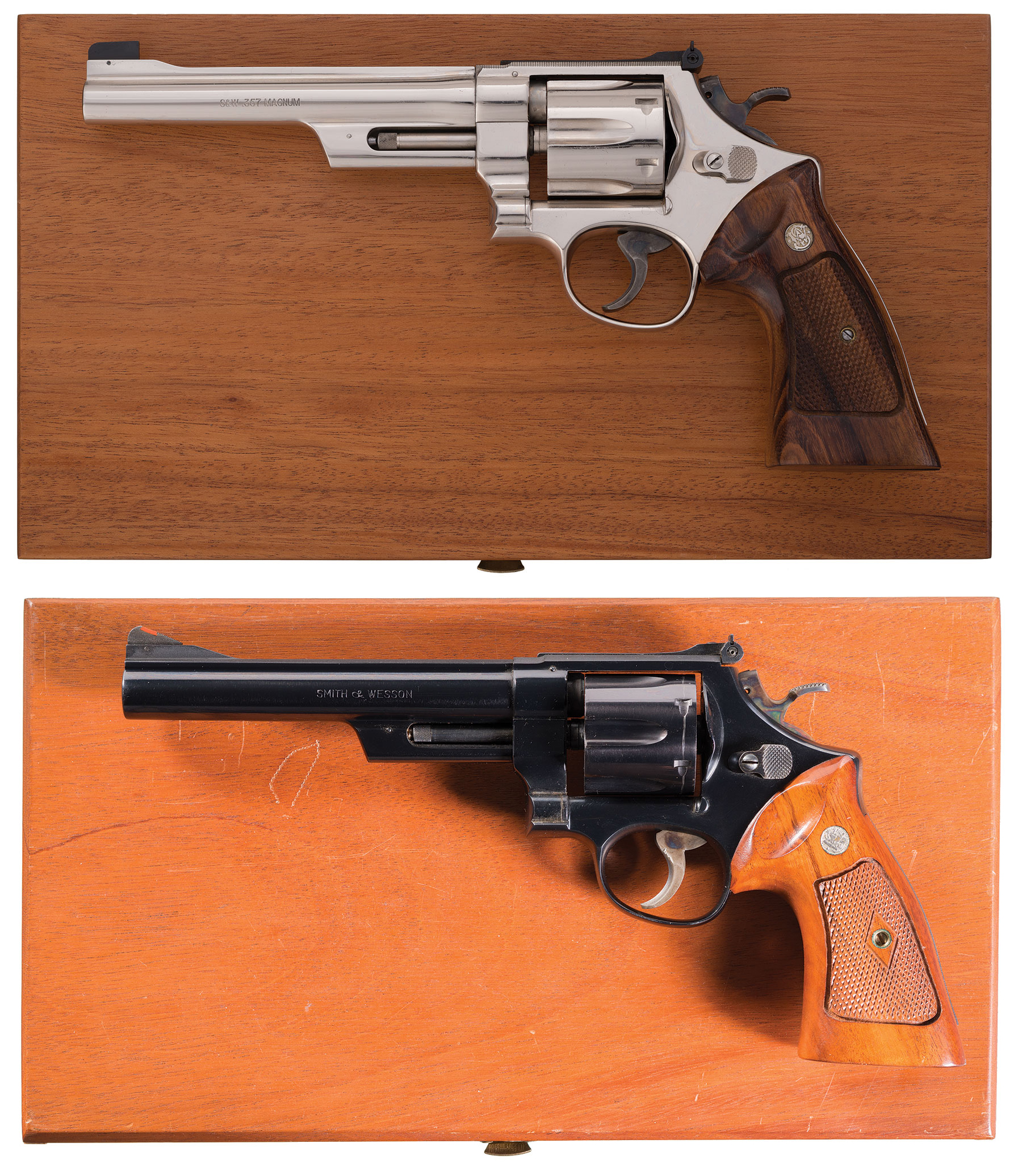 Two Smith & Wesson Double Action Revolvers with Cases | Rock Island Auction