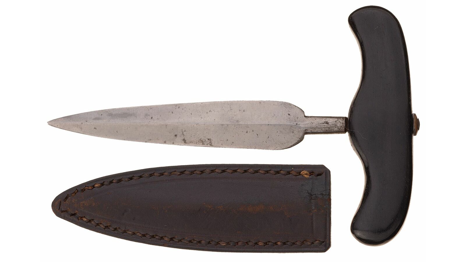 Push Dagger with Sheath | Rock Island Auction