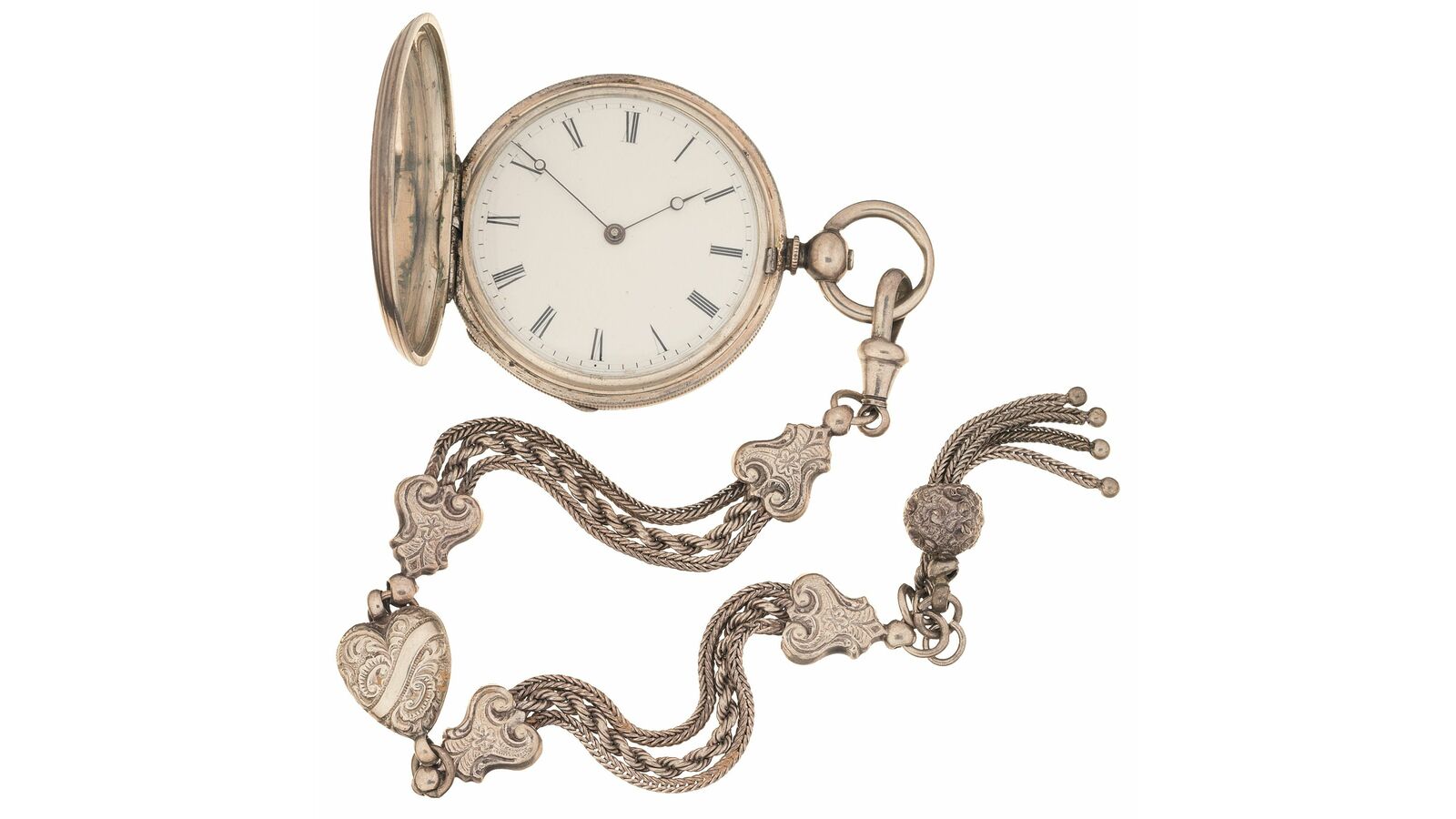 Patek Philippe Co. Cylinder Escapement Pocket Watch with Fob | Rock ...