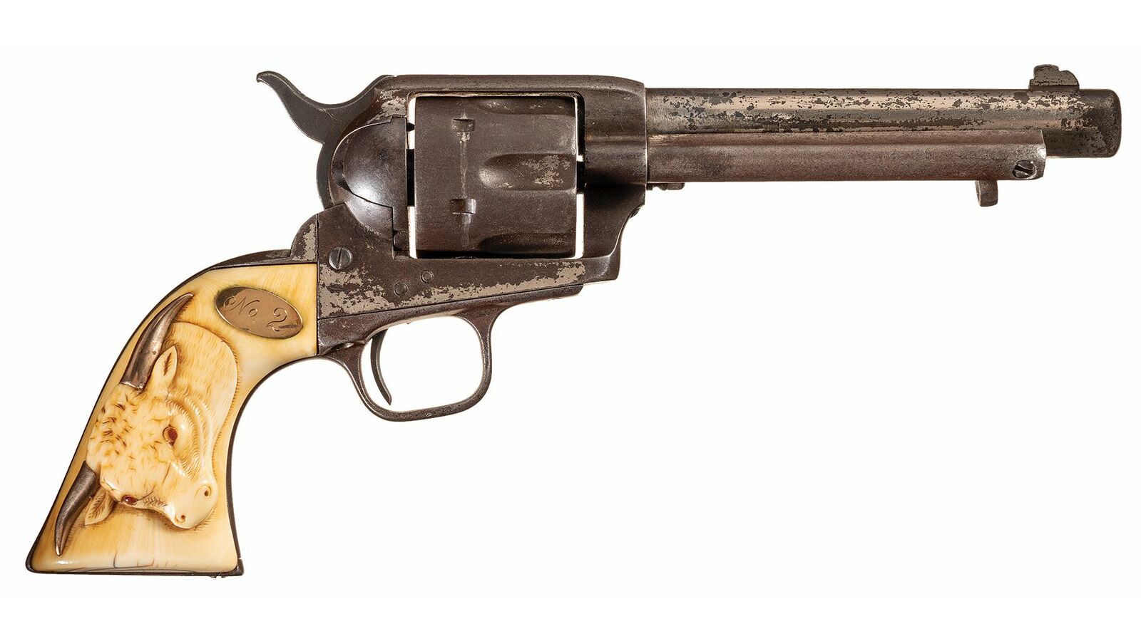 Serial Number 2 Colt 'Pinched Frame' Single Action Army Revolver | Rock ...
