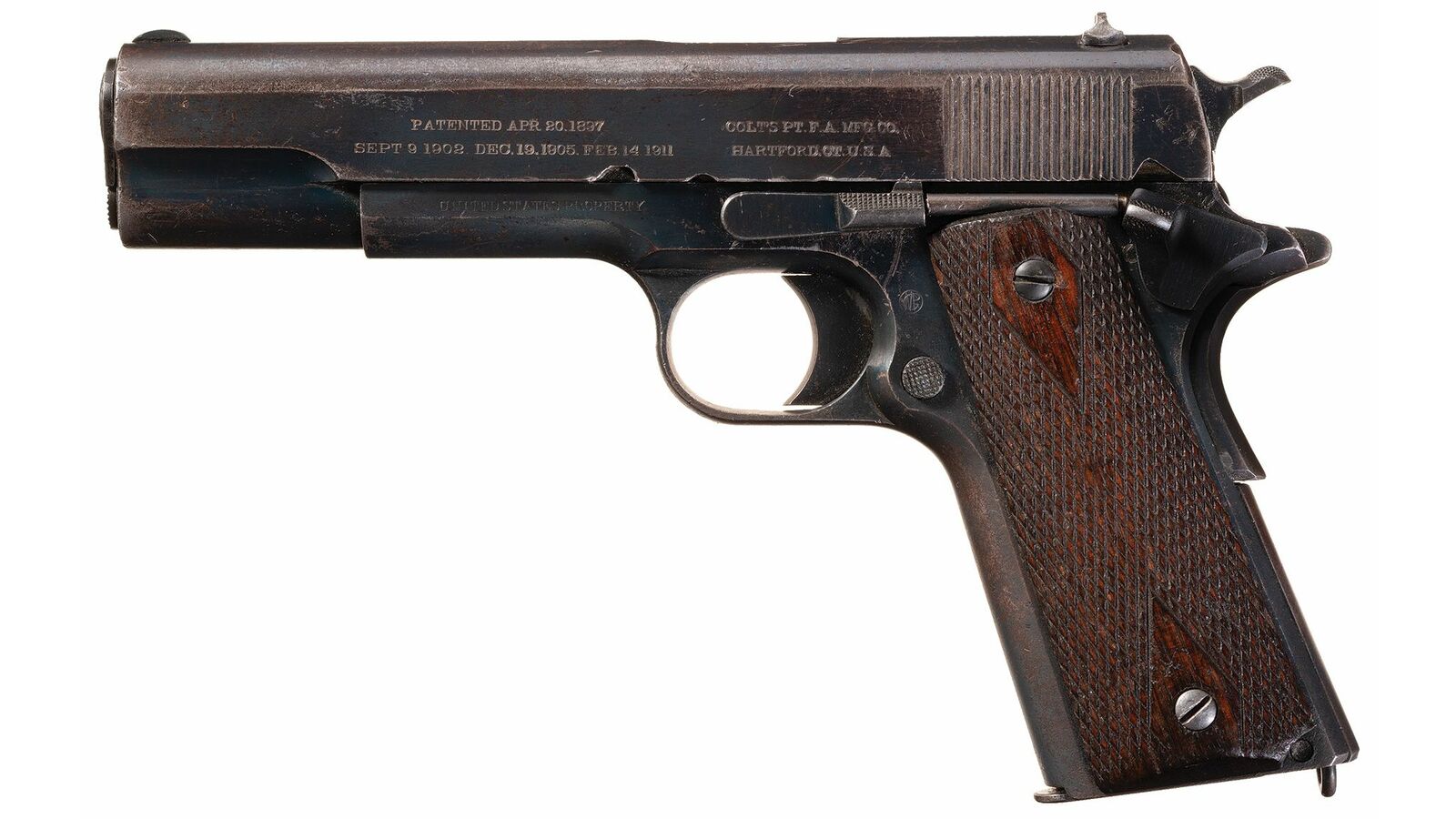 U.S. Colt Navy 1911, 3-Digit Number, 1912 Made | Rock Island Auction