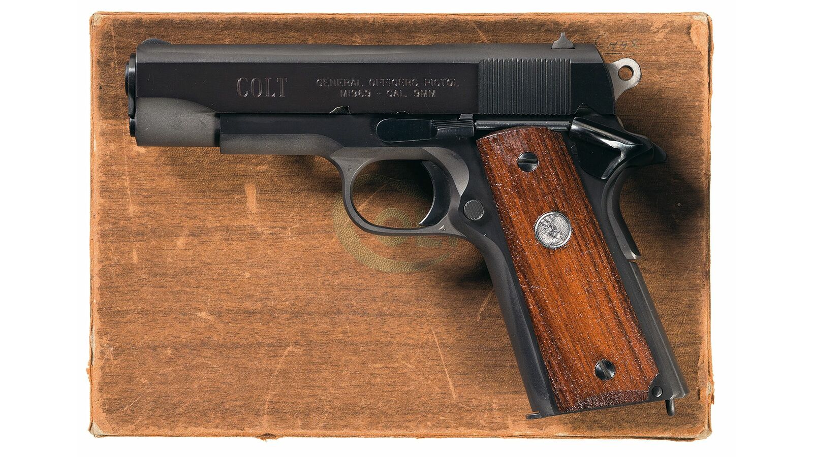 Colt Prototype 1969 GO Model Commander Pistol, w/Docs, Box | Rock ...