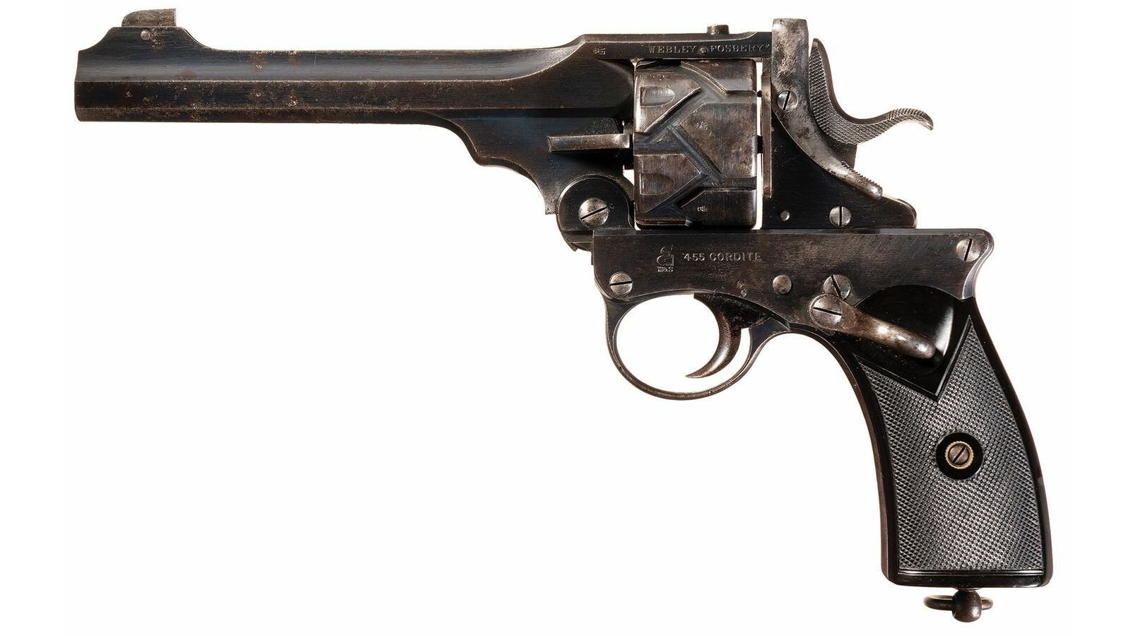Scarce Webley-Fosbery Model 1902 Automatic Revolver | Rock Island Auction