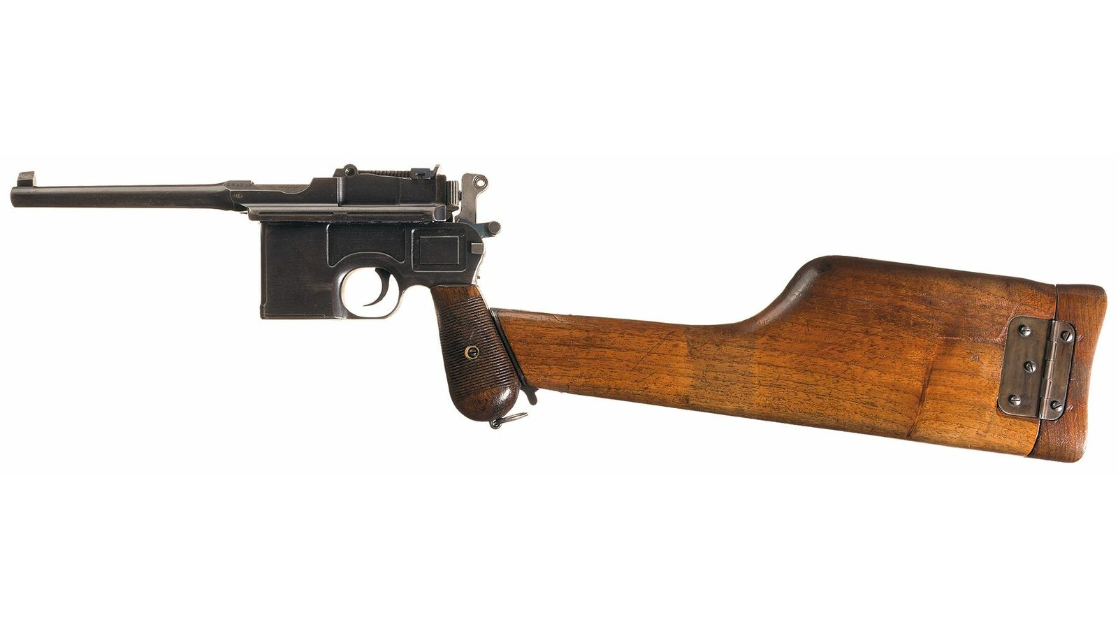 Mauser WWI Military Broomhandle Semi-Automatic Pistol w/Stock | Rock ...
