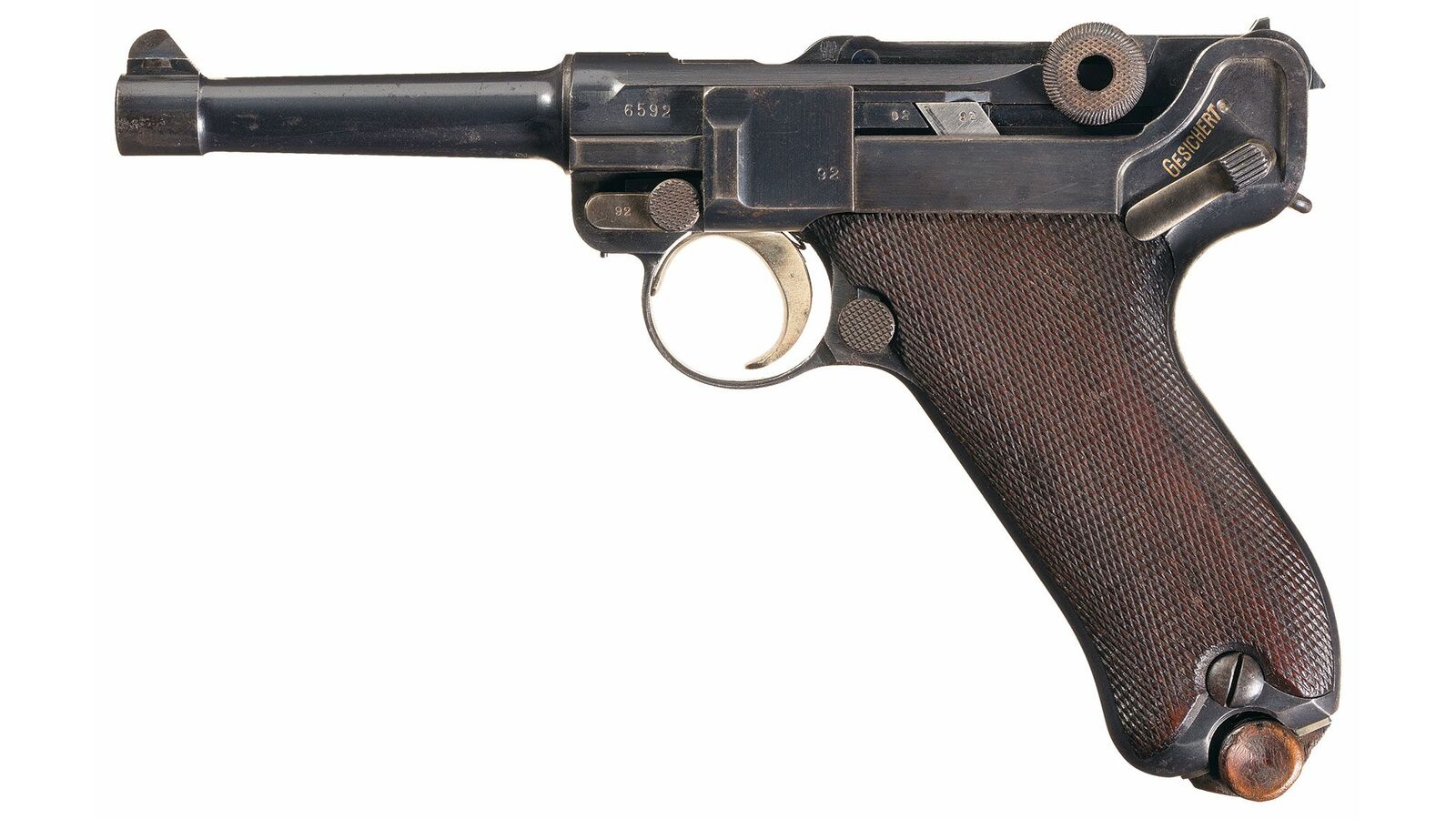 DWM Model 1908 Military Luger Semi-Automatic Pistol Dated 1913 | Rock ...