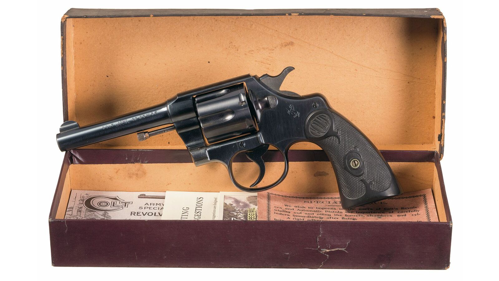 Colt Army Special Double Action .32-20 WCF Revolver with Box | Rock ...