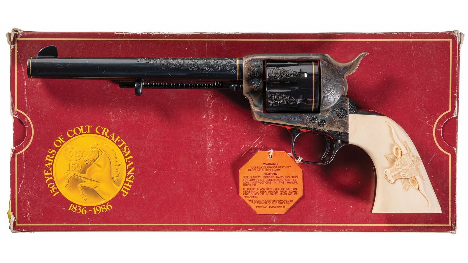 Texas Gun Collectors Association Engraved Colt SAA | Rock Island Auction