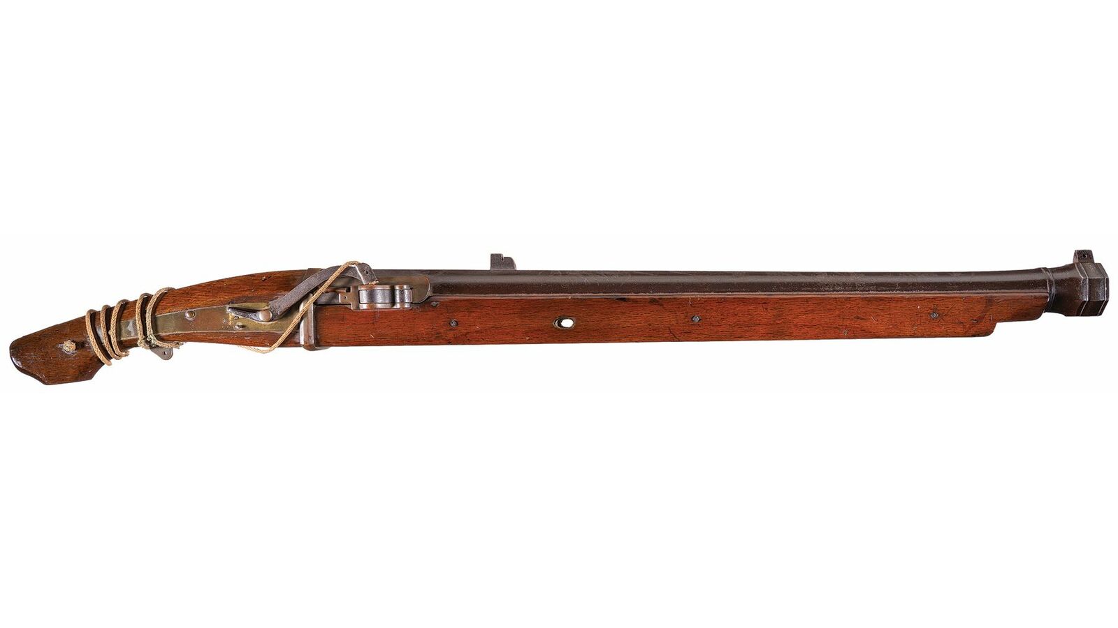 Silver Inlaid Japanese Tanegashima Matchlock Arquebus | Rock Island Auction