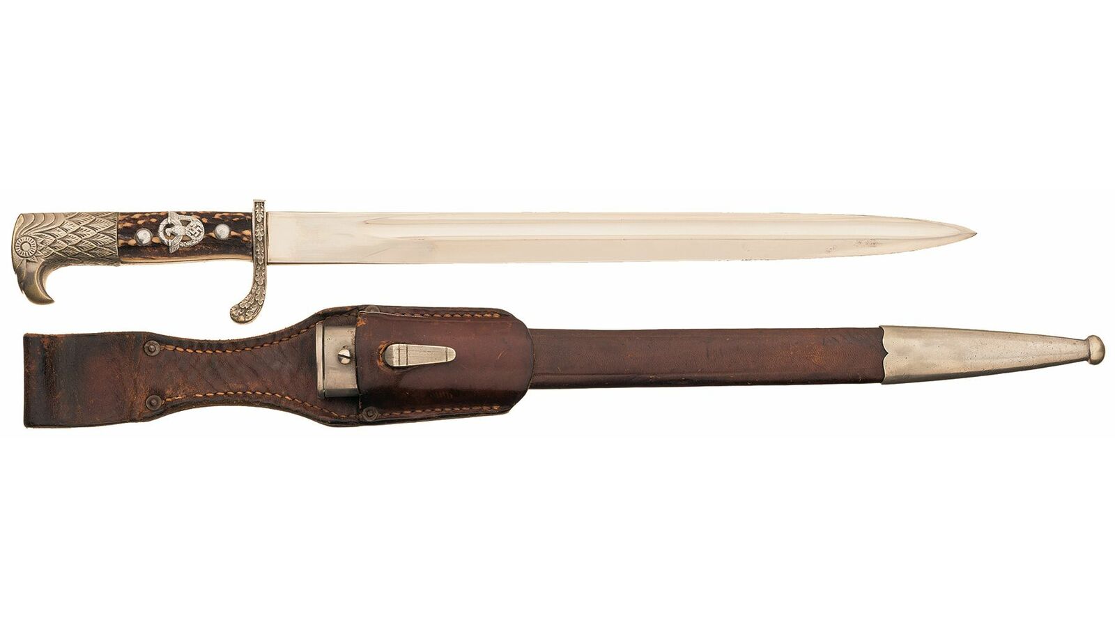 Two Unit Marked Nazi Police Parade Daggers with Sheaths | Rock Island ...