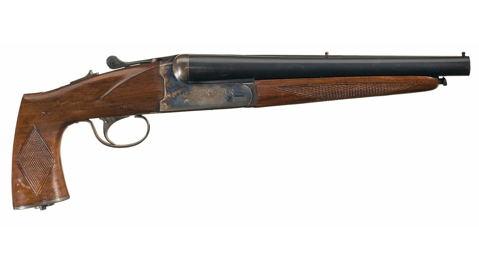 Registered Double Barreled 20 Gauge Spanish 'AUTO-BURGLAR' Shotg | Rock ...