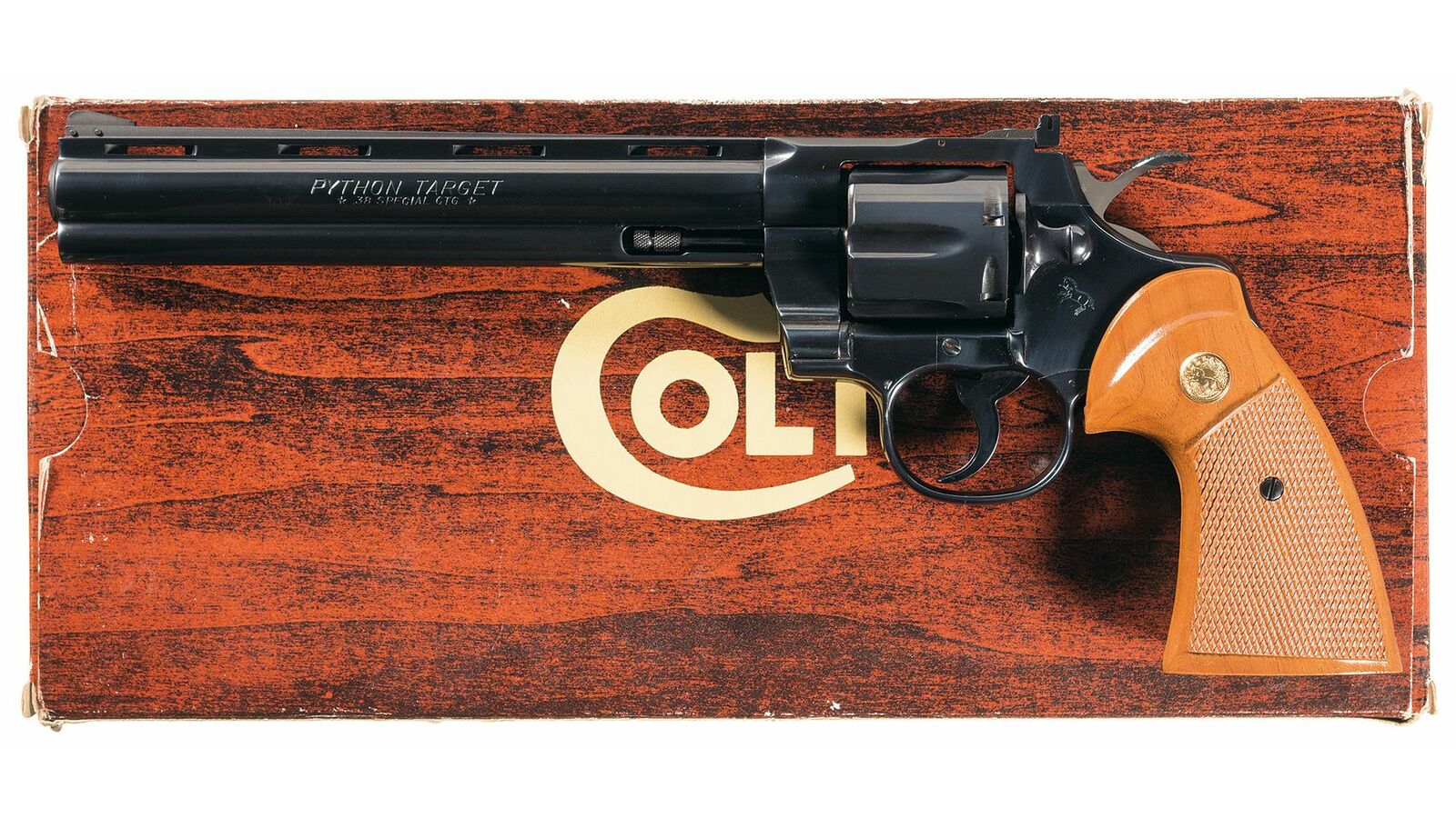 Colt Python Target Double Action Revolver in 38 Special with Box | Rock ...