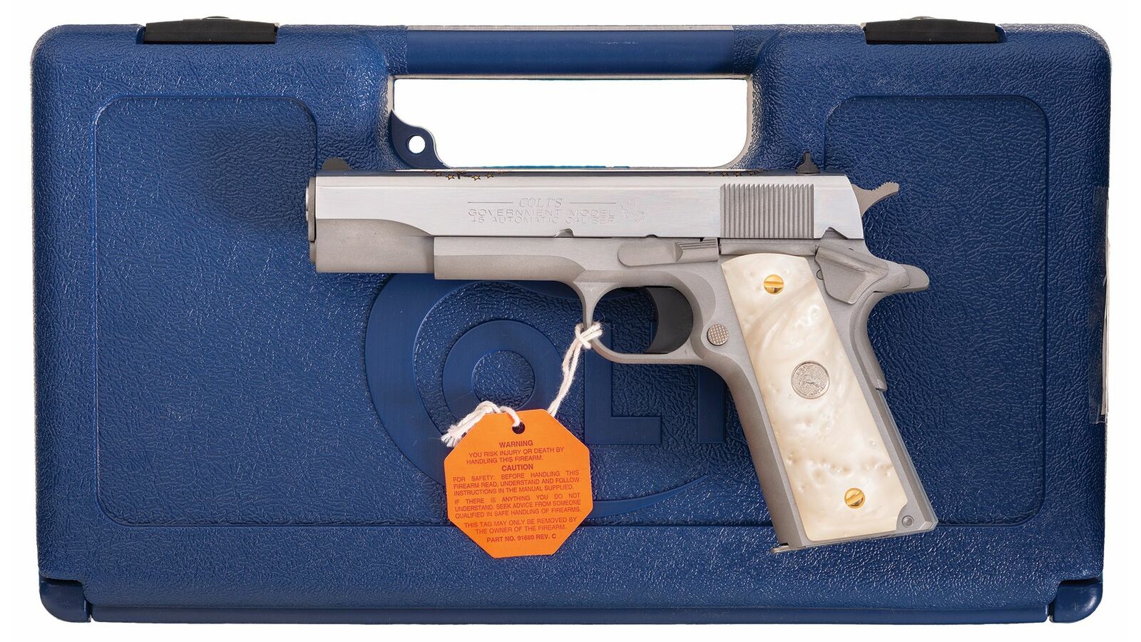 Colt Custom Government Model Semi-Automatic Pistol with Case | Rock ...