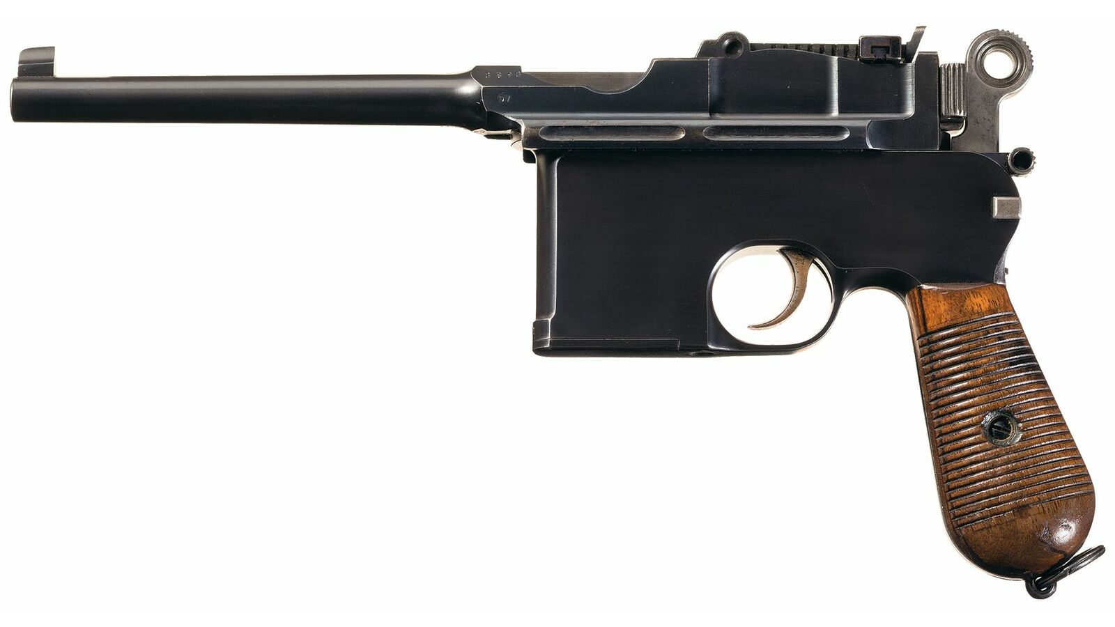 Excellent '1899 Italian' Mauser Slab-Sided Broomhandle Pistol | Rock ...