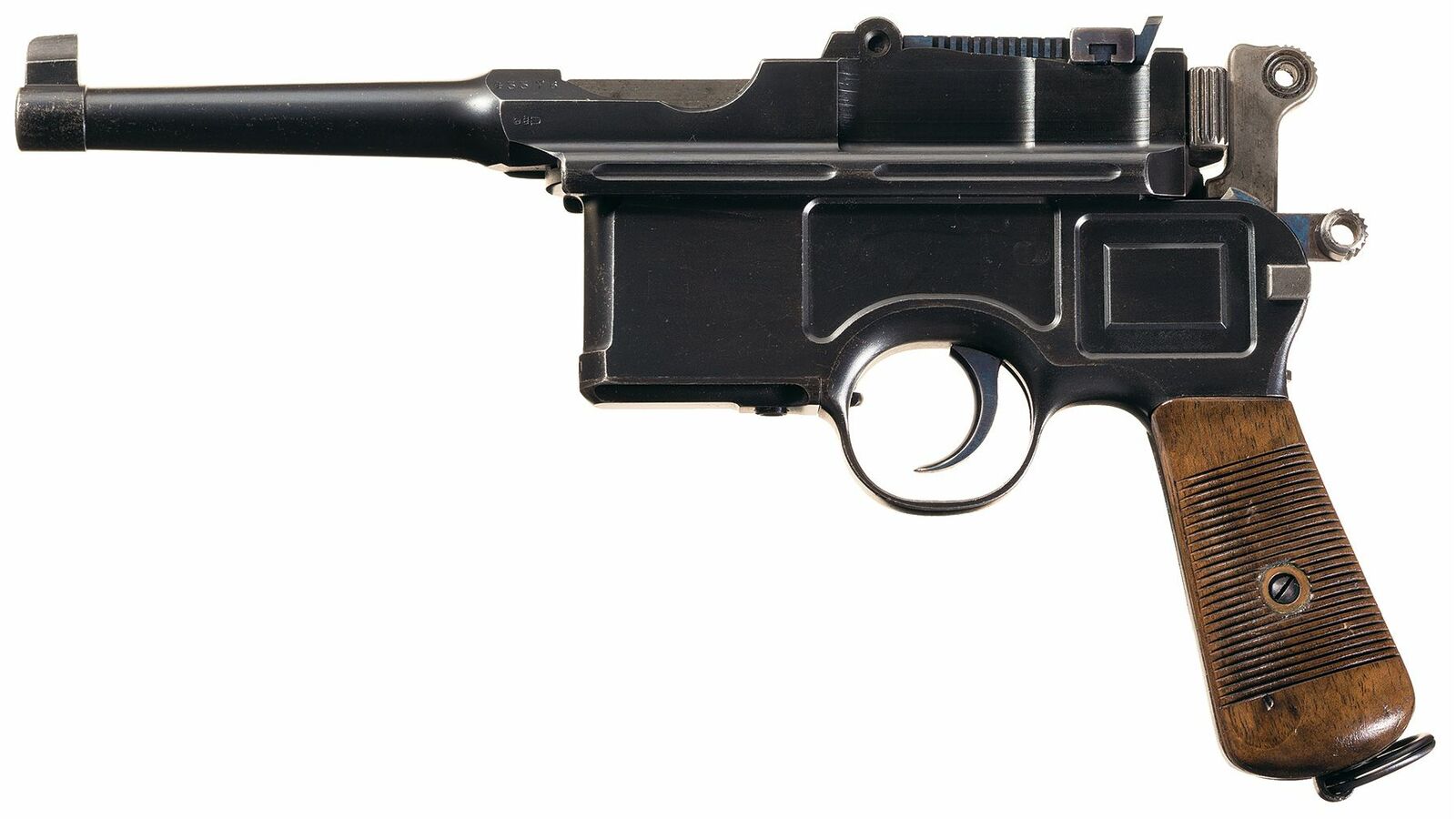 Desirable Six-Shot Mauser Model 1896 Bolo Semi-Automatic Pistol | Rock ...