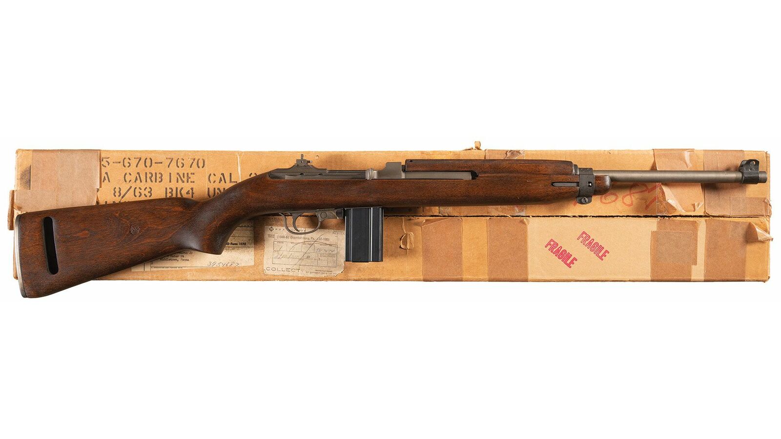 Excellent U.S. IBM M1 Carbine with Shipping Box | Rock Island Auction