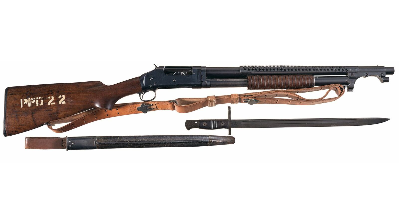 Winchester Model 97 Trench Gun U.S. Marked Rock Island Auction - EroFound