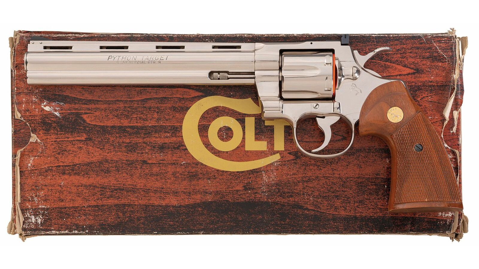Desirable Nickel Colt Python Target Double Action Revolver | Rock ...