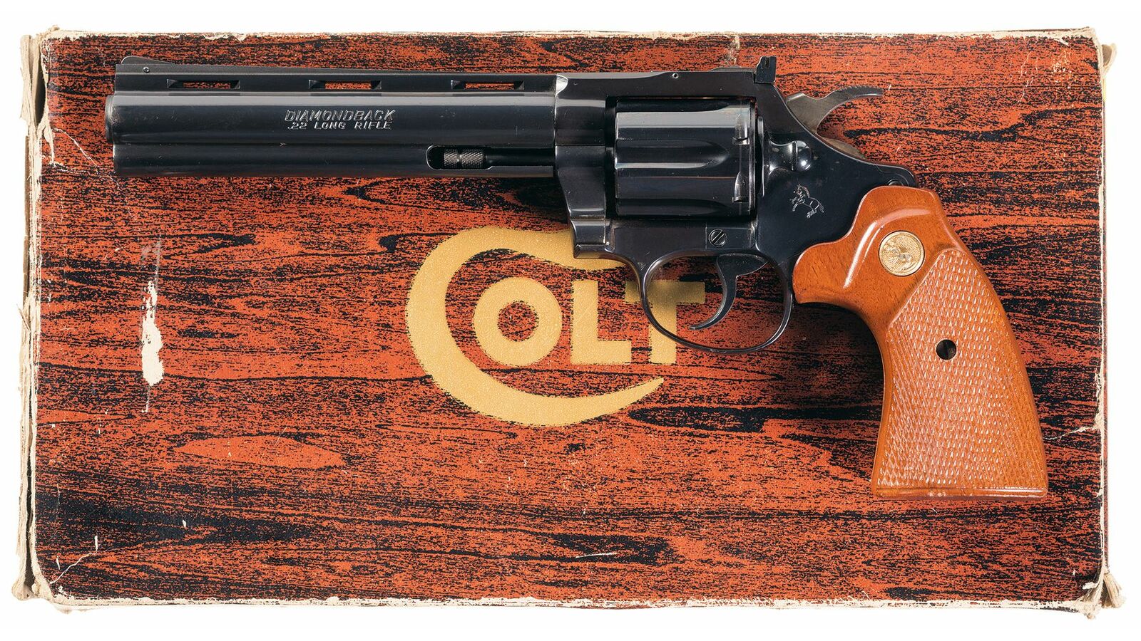Colt Diamondback .22 LR Double Action Revolver with Box | Rock Island ...