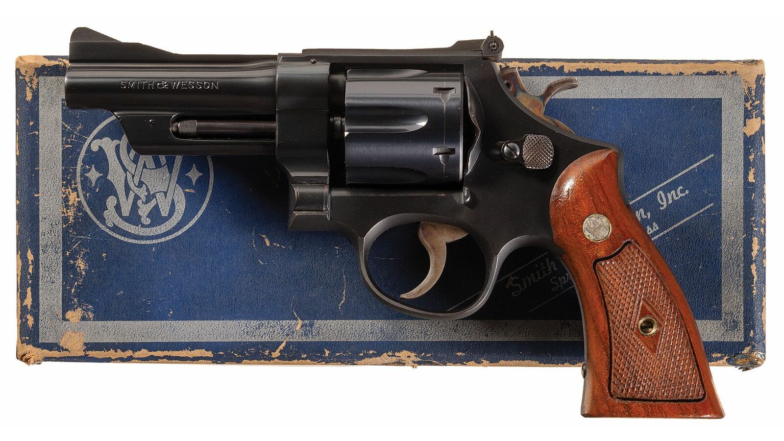 S&W Model 28 Highway Patrolman Revolver, Box, Letter | Rock Island Auction