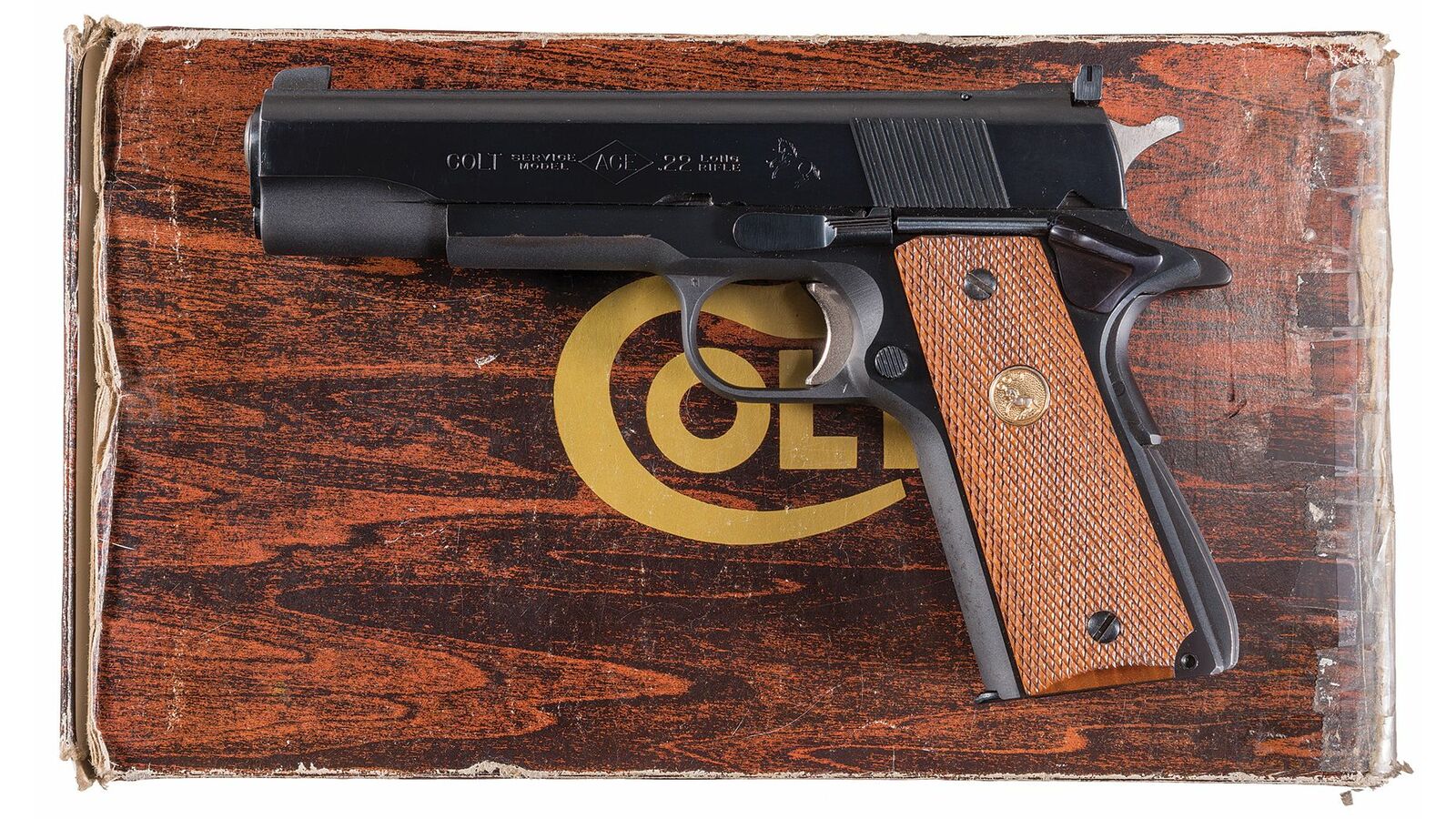 Colt Service Model Ace Semi-Automatic Pistol with Box | Rock Island Auction