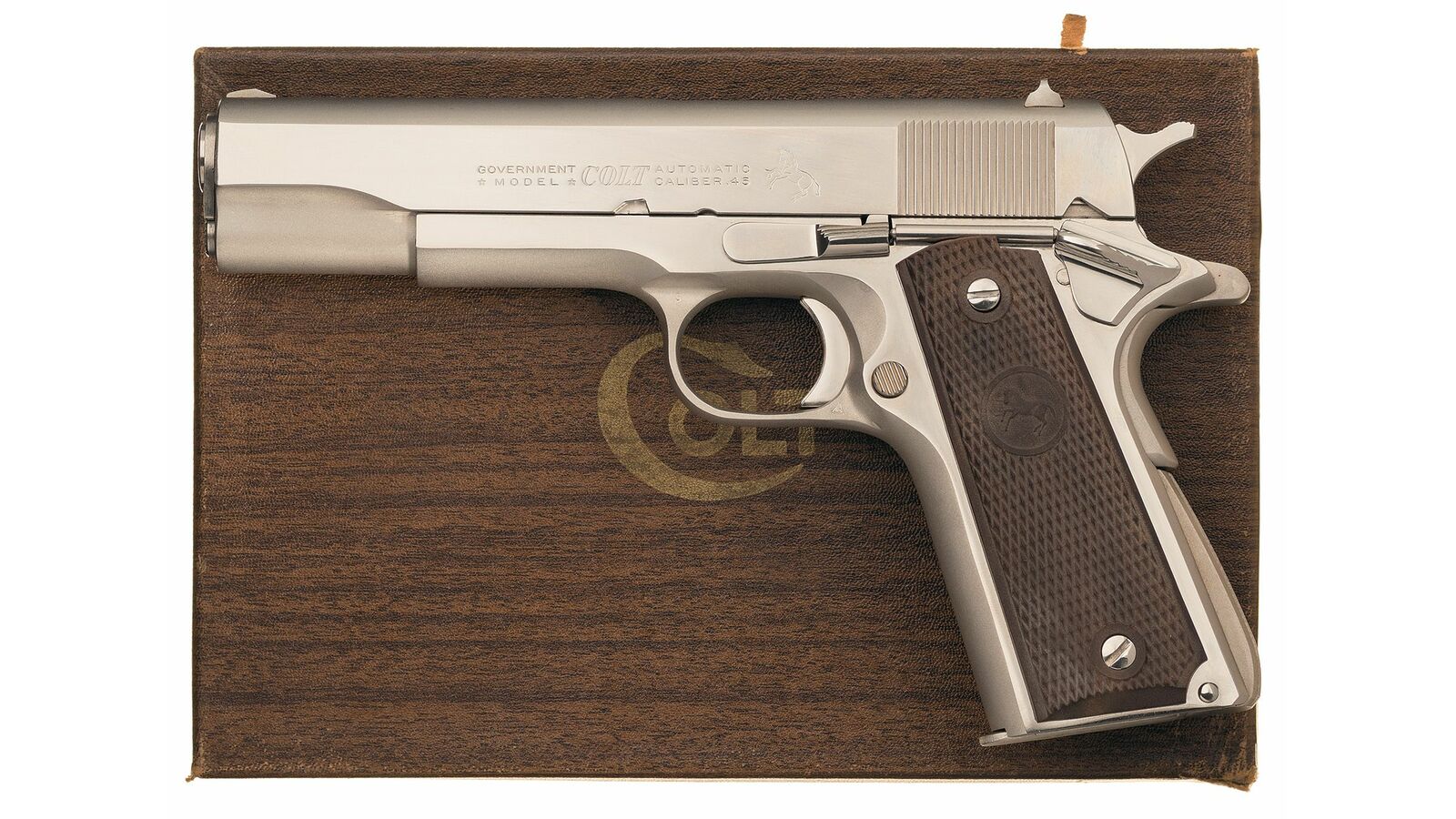 Colt Government Model Semi-Automatic Pistol with Box | Rock Island Auction