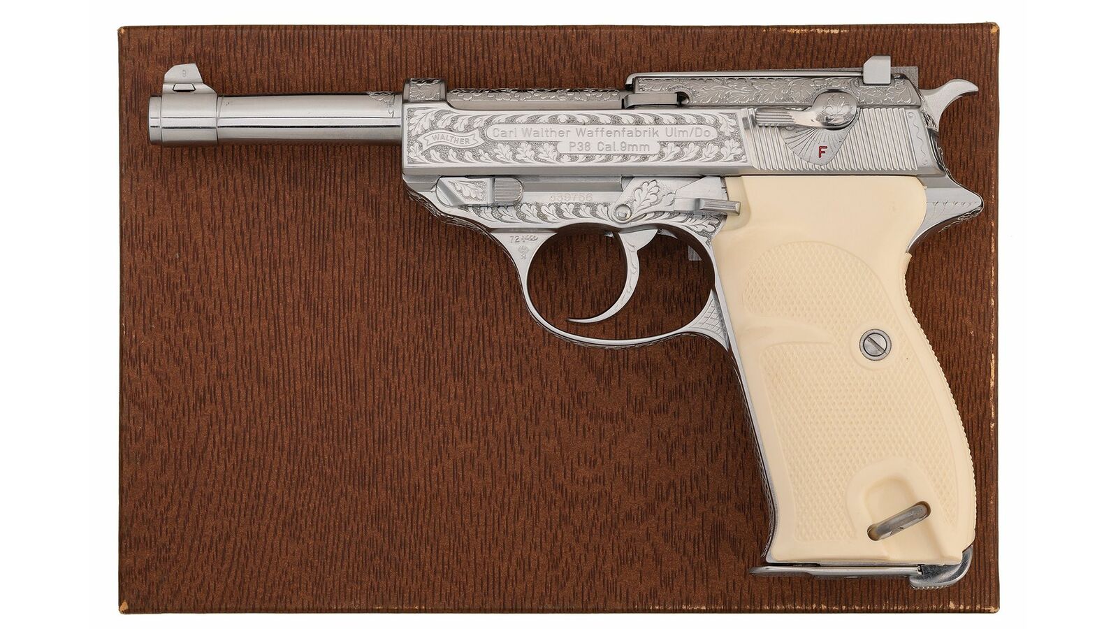 Factory Engraved Chrome Finished Walther/Interarms P.38 | Rock Island ...