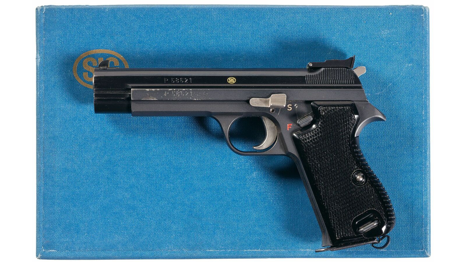Swiss SIG Sauer Model P210-2 Semi-Automatic Pistol with Box | Rock ...