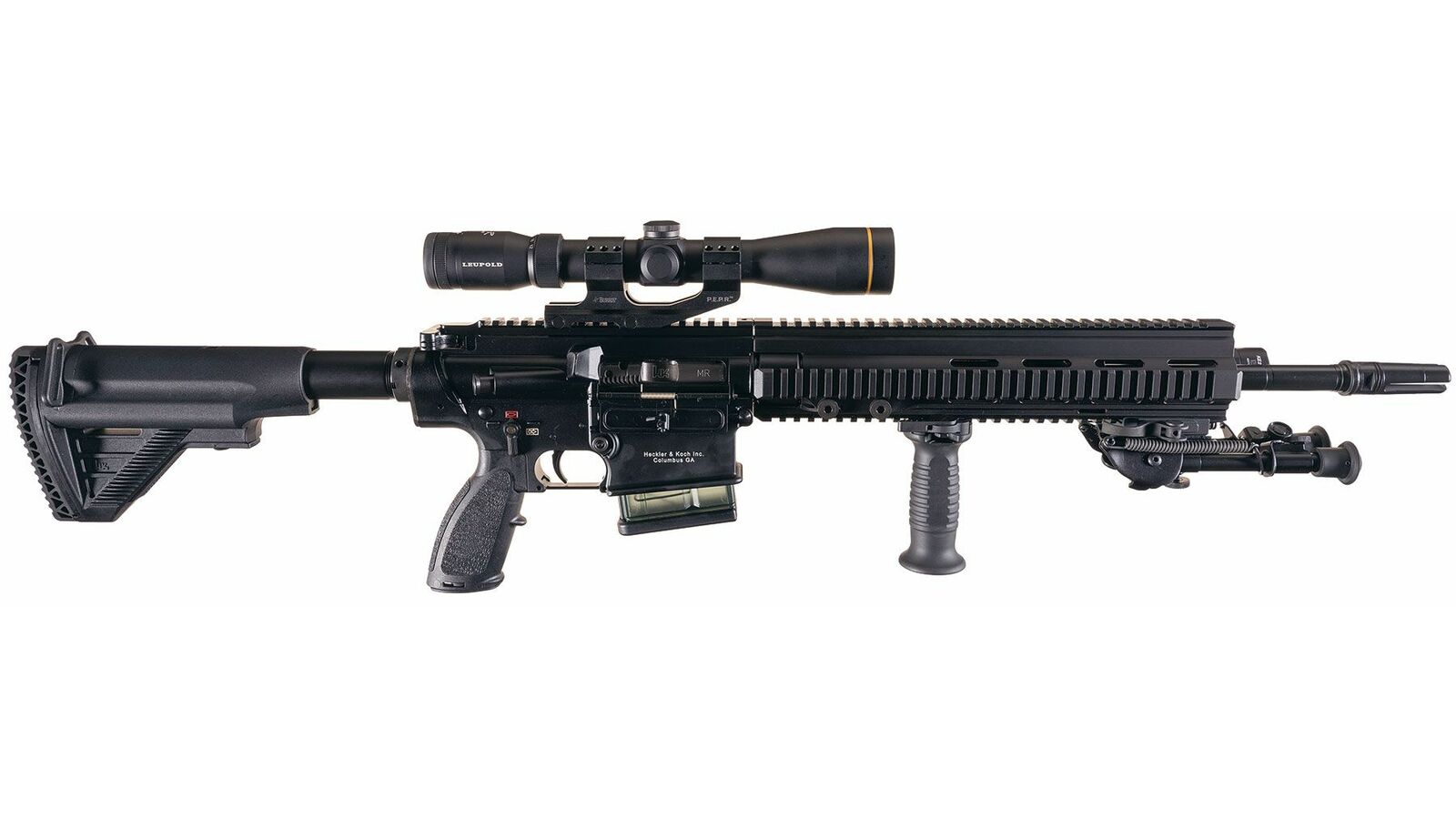 Heckler & Koch Model MR762A1 Semi-Automatic Rifle with Scope | Rock ...