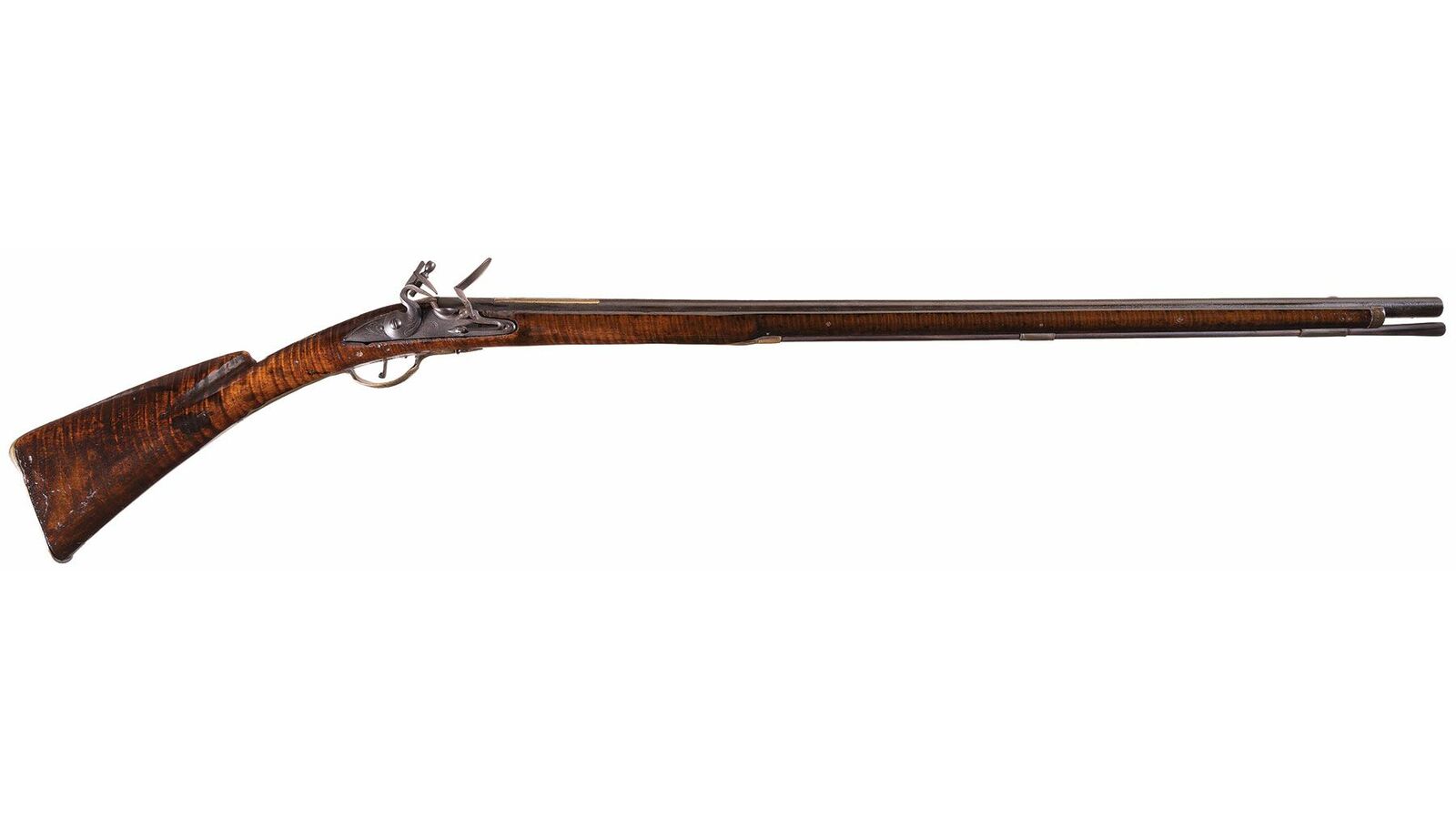 Medad Hills Signed French & Indian War Era Flintlock Fusil | Rock ...