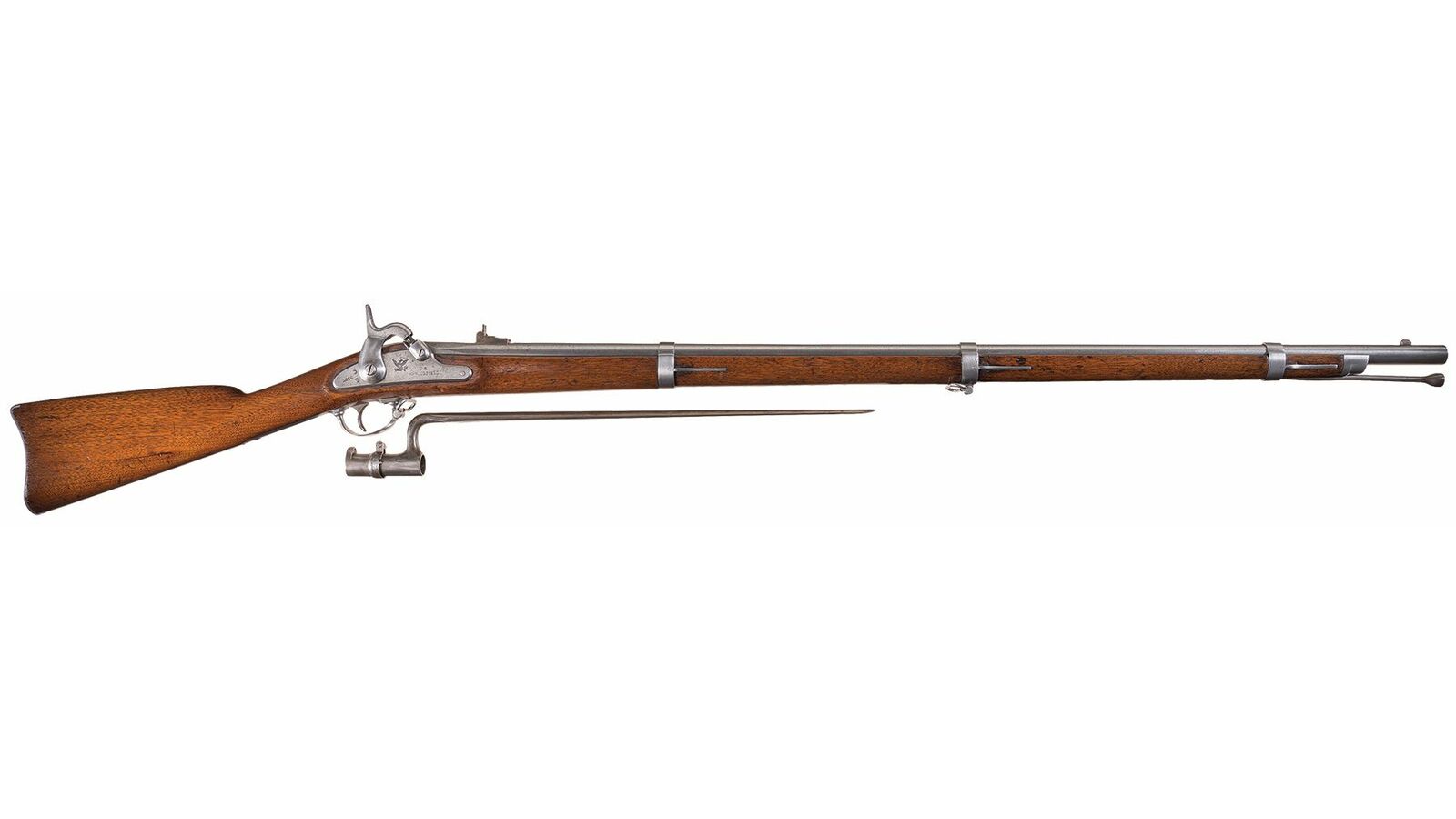 Civil War Springfield Model 1861 Percussion Rifle-Muske | Rock Island ...