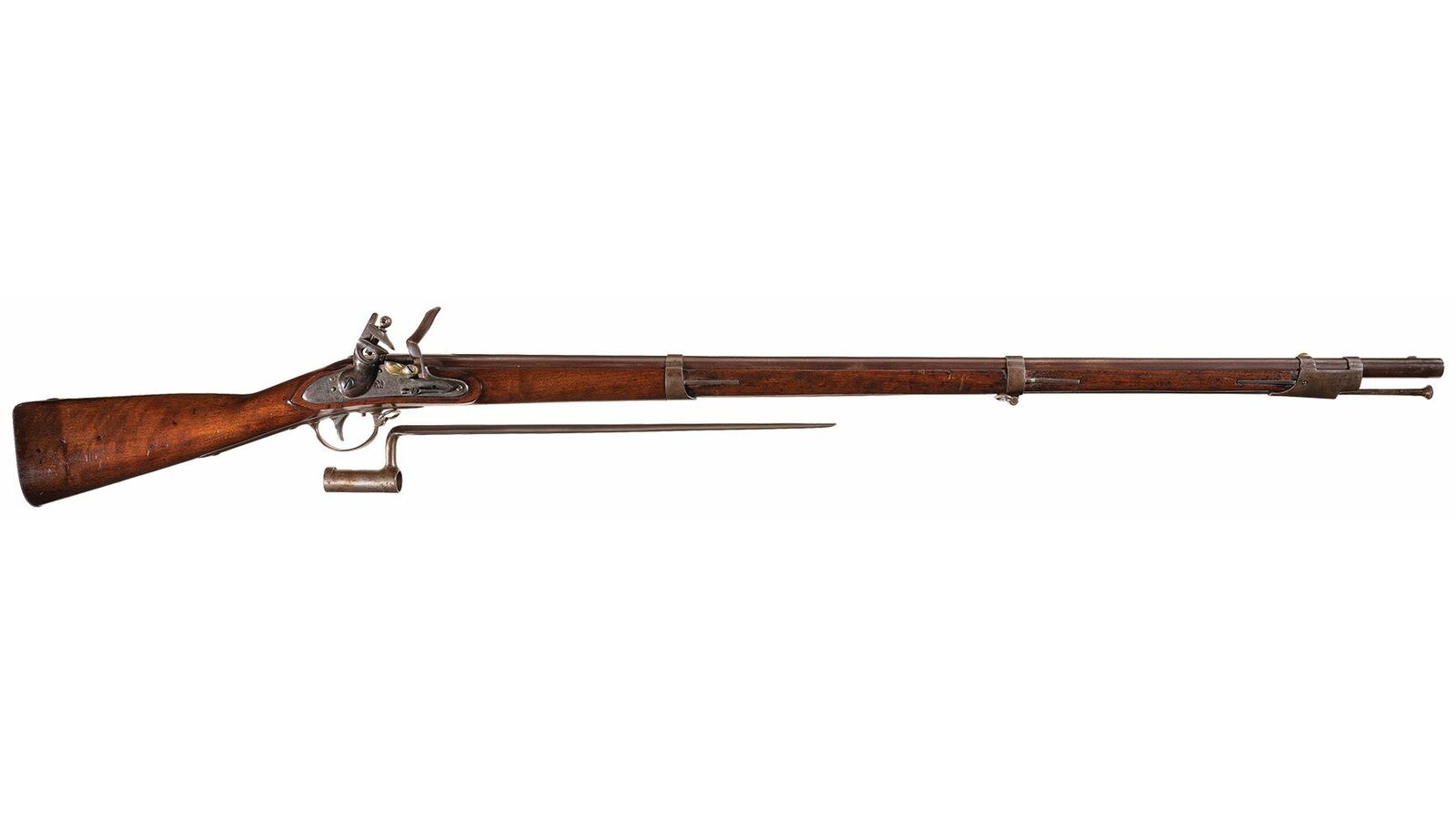 U.S. Springfield Model 1816 Type II Flintlock Musket Dated 1835 | Rock ...