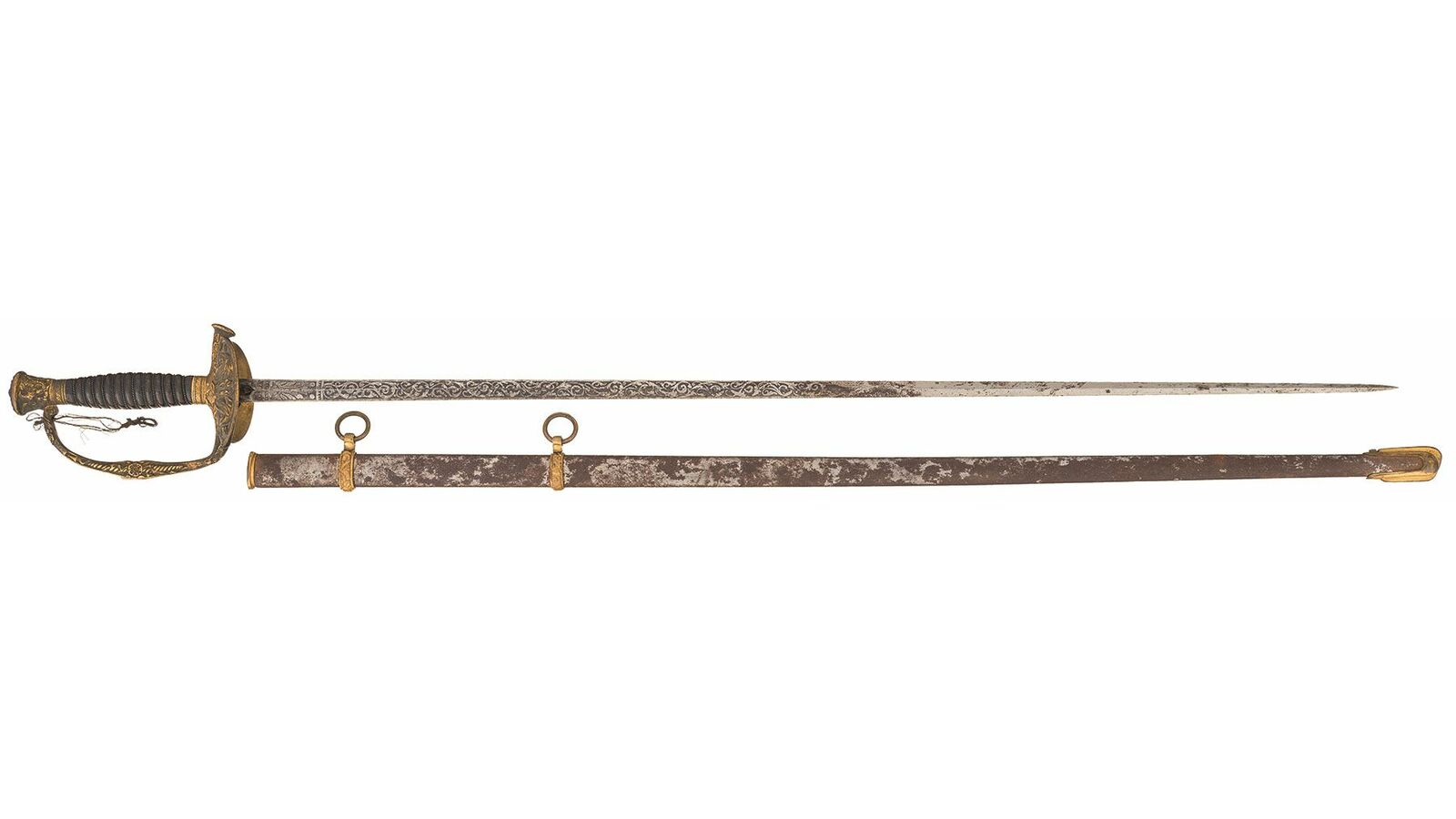 U.S. Model 1860 Officers Sword Worn by Gen. Humphreys | Rock Island Auction