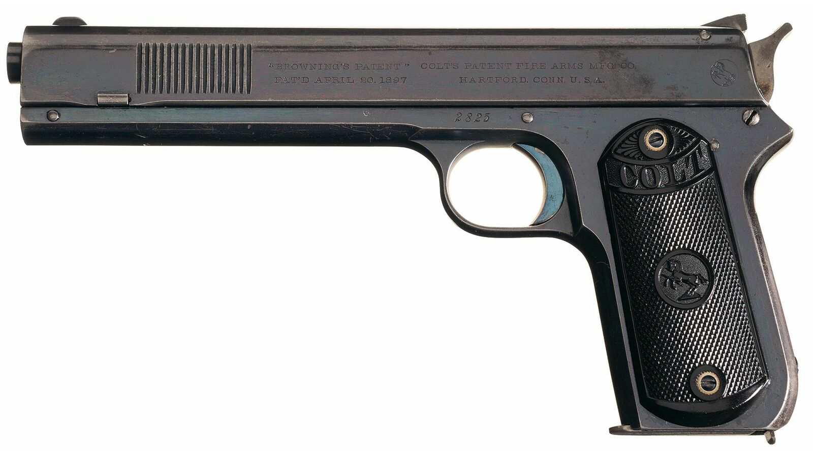 Very Fine Colt Model 1900 'Sight Safety' Semi-Automatic Pistol | Rock ...
