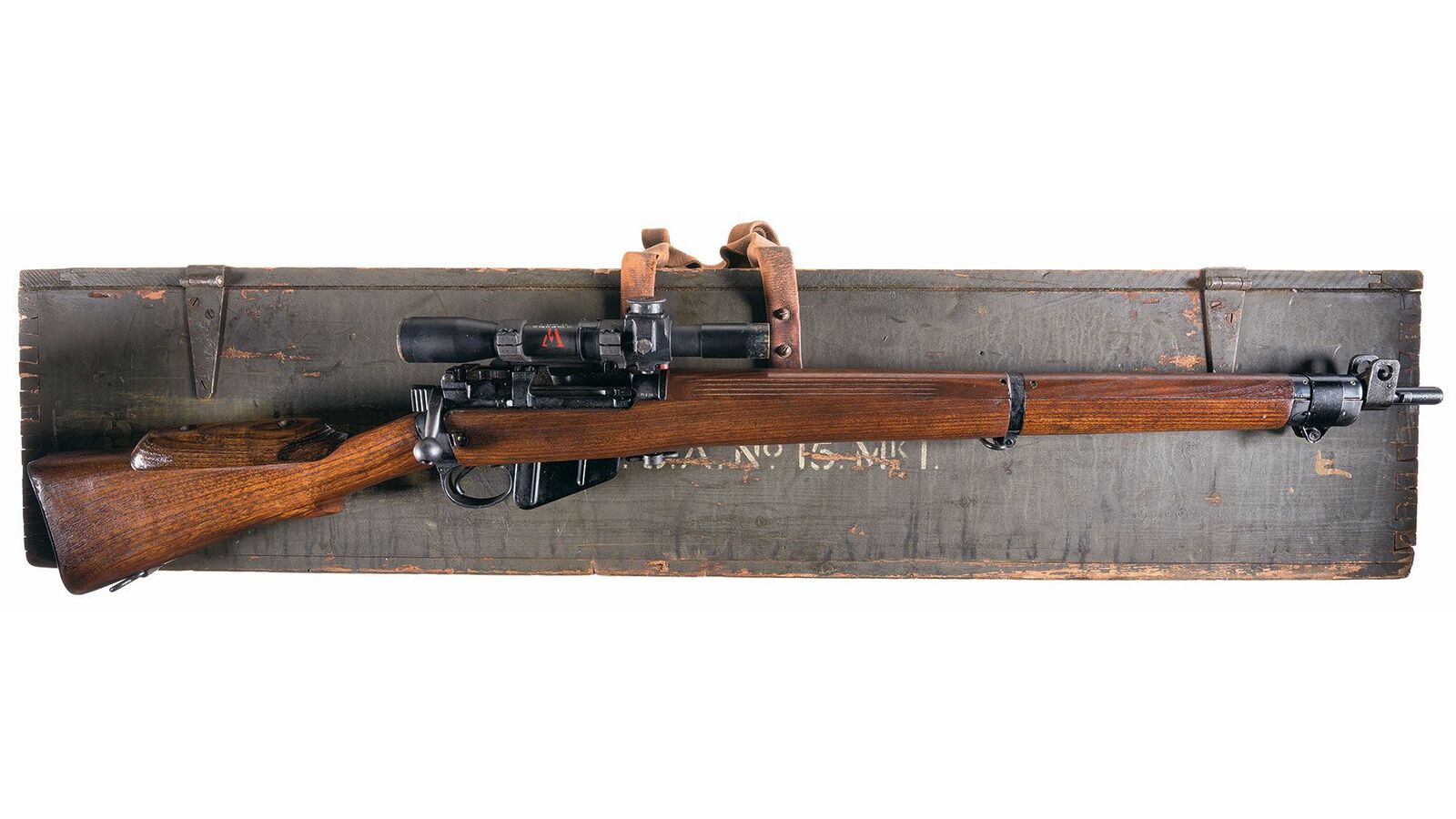 Enfield - 4MK1 (T) Sniper Rifle with Matching Scope | Rock Island Auction