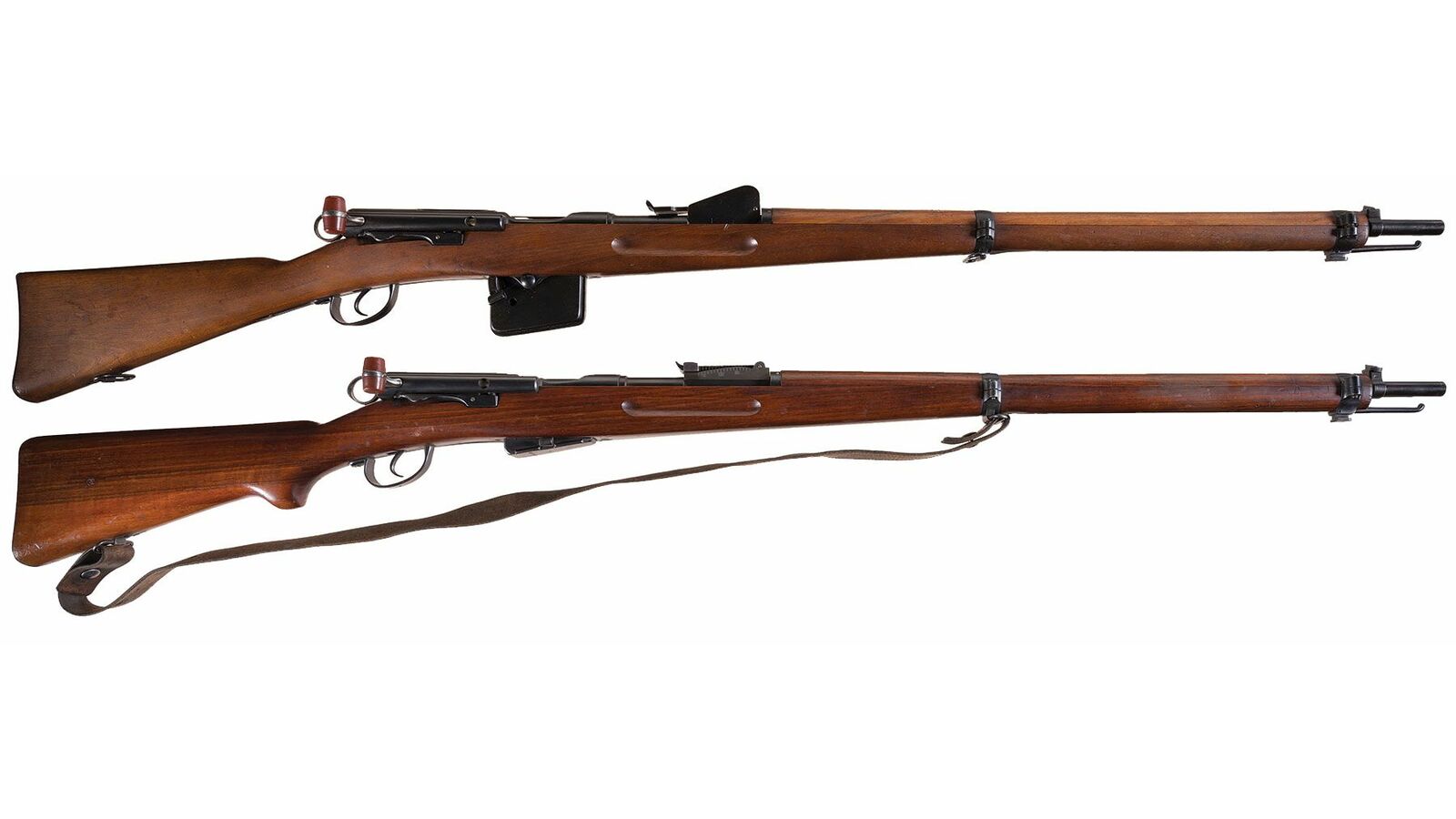 Two Swiss Schmidt-Rubin Military Straight-Pull Rifles | Rock Island Auction