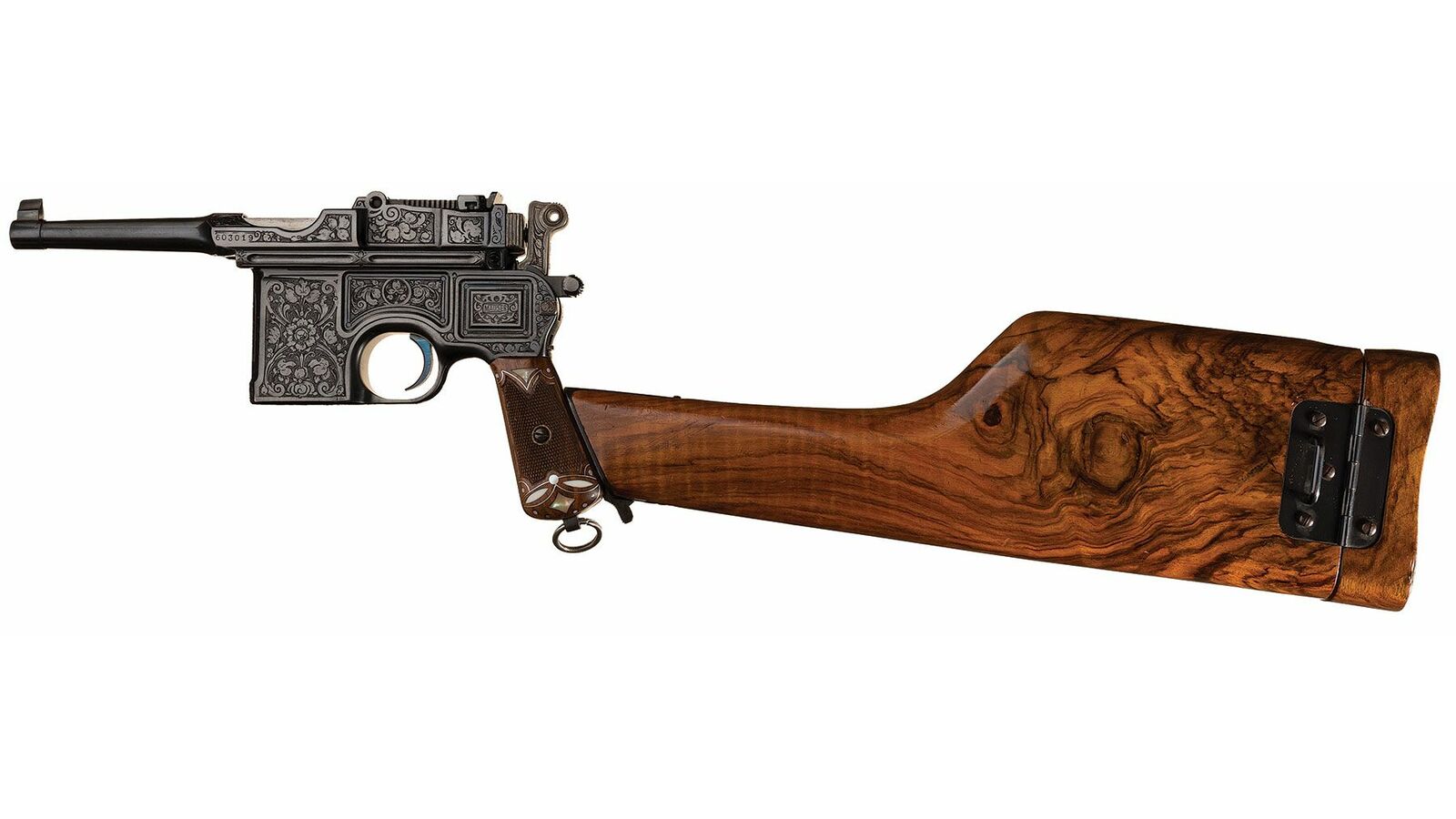 Factory Engraved Mauser - 1896 Broomhandle | Rock Island Auction