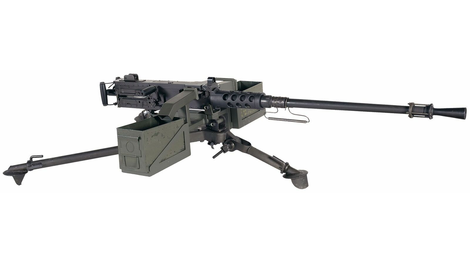 JNC Manufacturing M2 Browning Semi-Automatic Rifle with Tripod | Rock ...