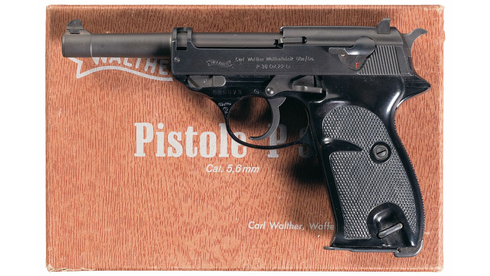 Walther/Interarms P.38 .22 Caliber Semi-Automatic Pistol, Box | Rock ...