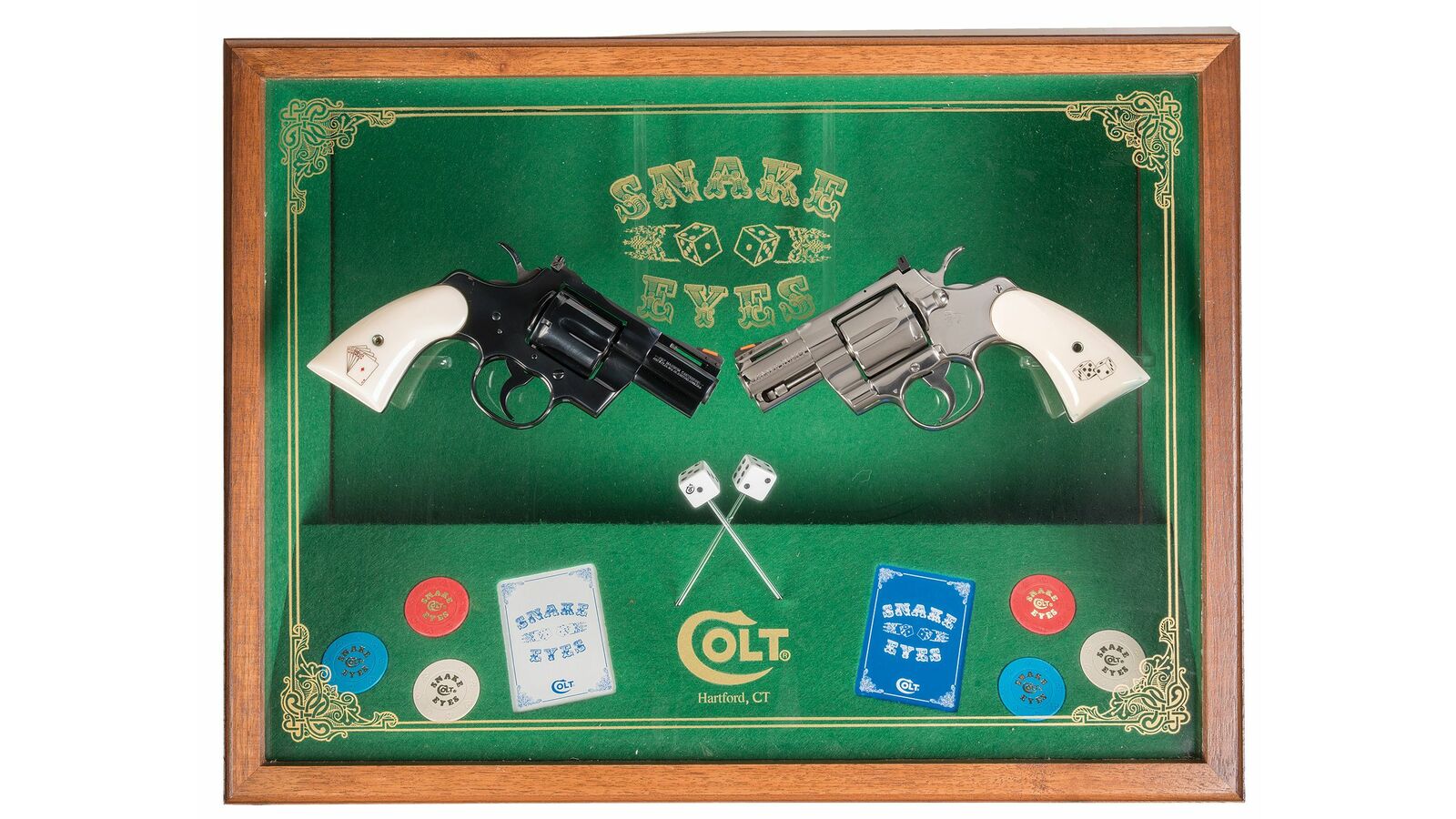 Matched Set of Colt Python Snake Eyes | Rock Island Auction