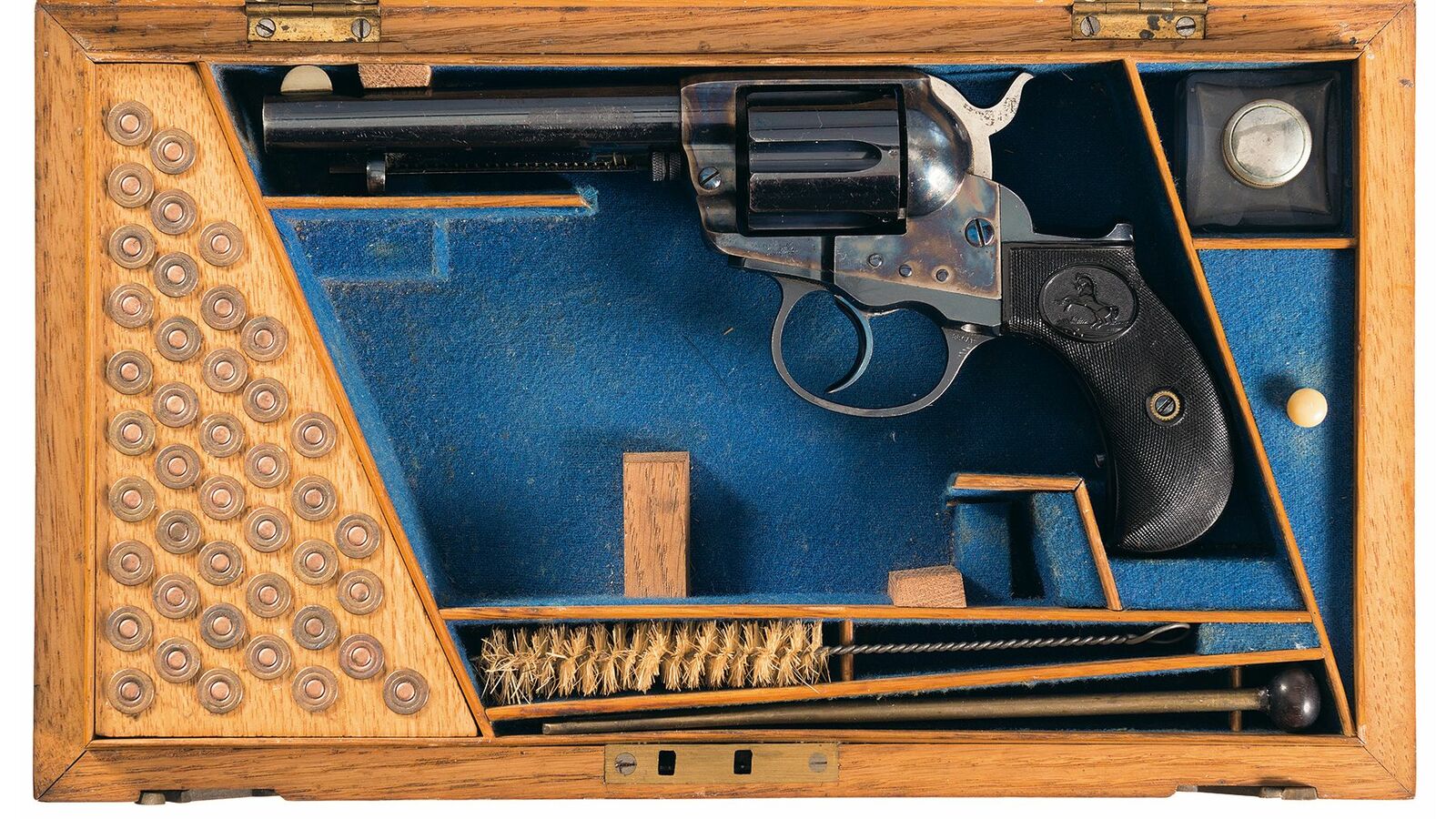 Cased Colt Model 1877 Lightning Double Action Revolver | Rock Island ...