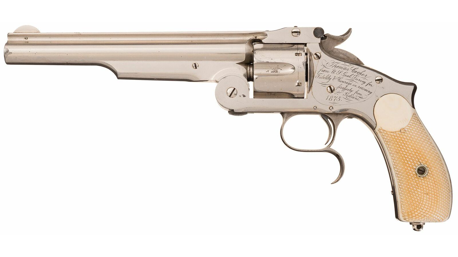 Presentation Inscribed S&W Model 3 Russian Revolver | Rock Island Auction