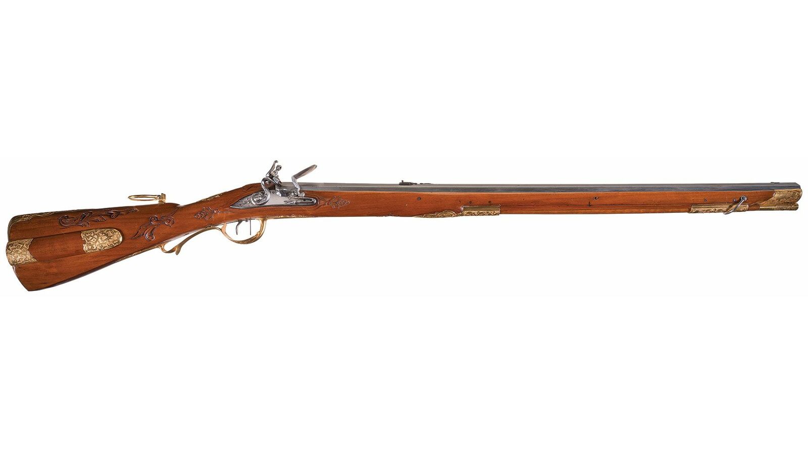 Flintlock Hunting Rifle Signed by Matheus Gram of Augsburg | Rock ...