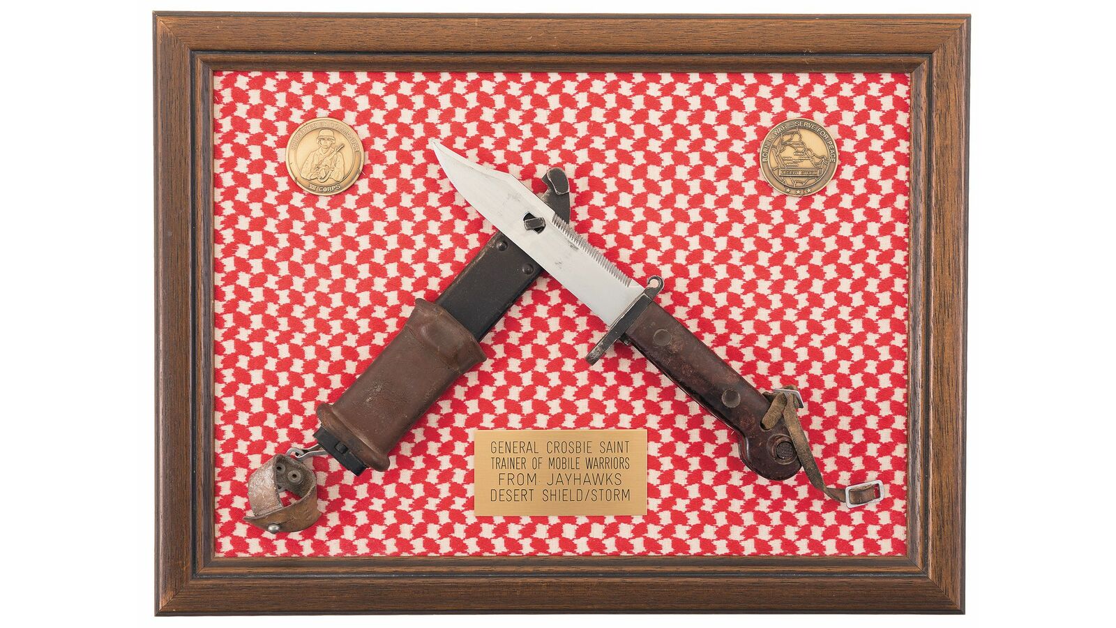 Four Knives Presented to General Crosbie Saint | Rock Island Auction