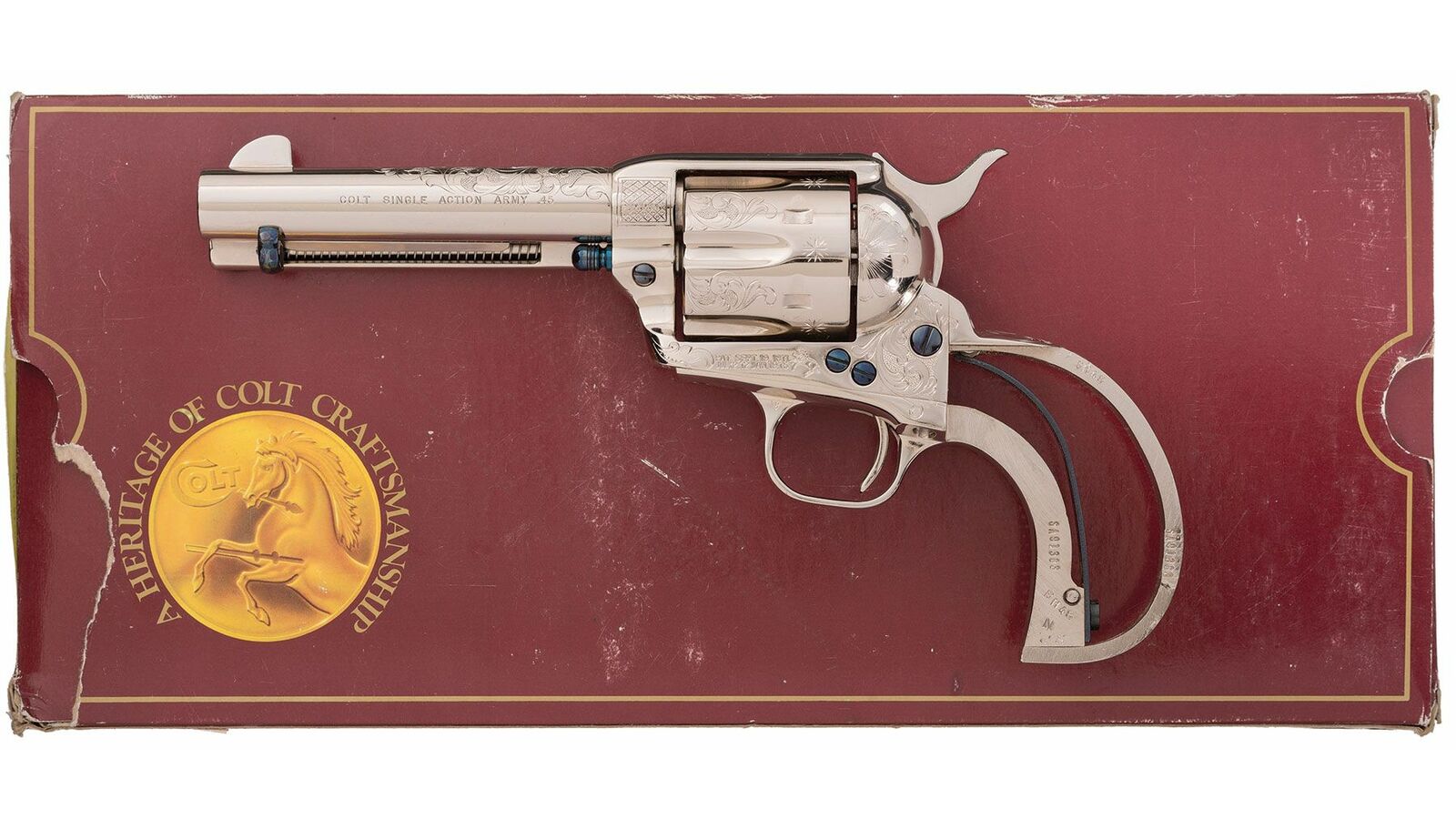 G. Spring Master Engraved Bird's Head Colt Single Action Army | Rock ...