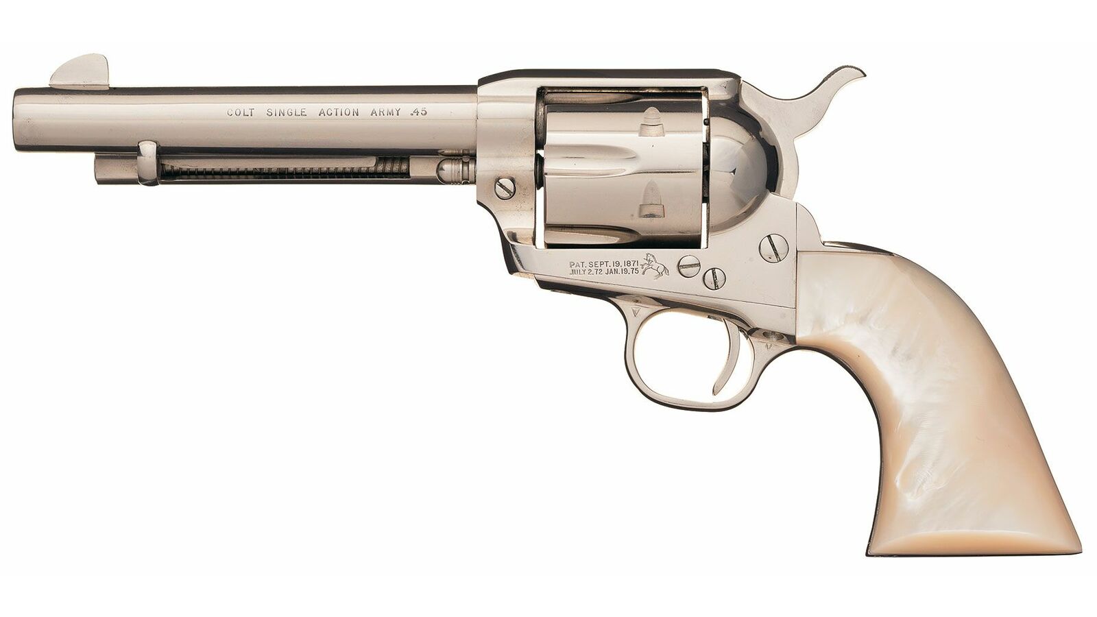 Colt 2nd Generation Single Action Army Revolver with Steer Grips | Rock ...
