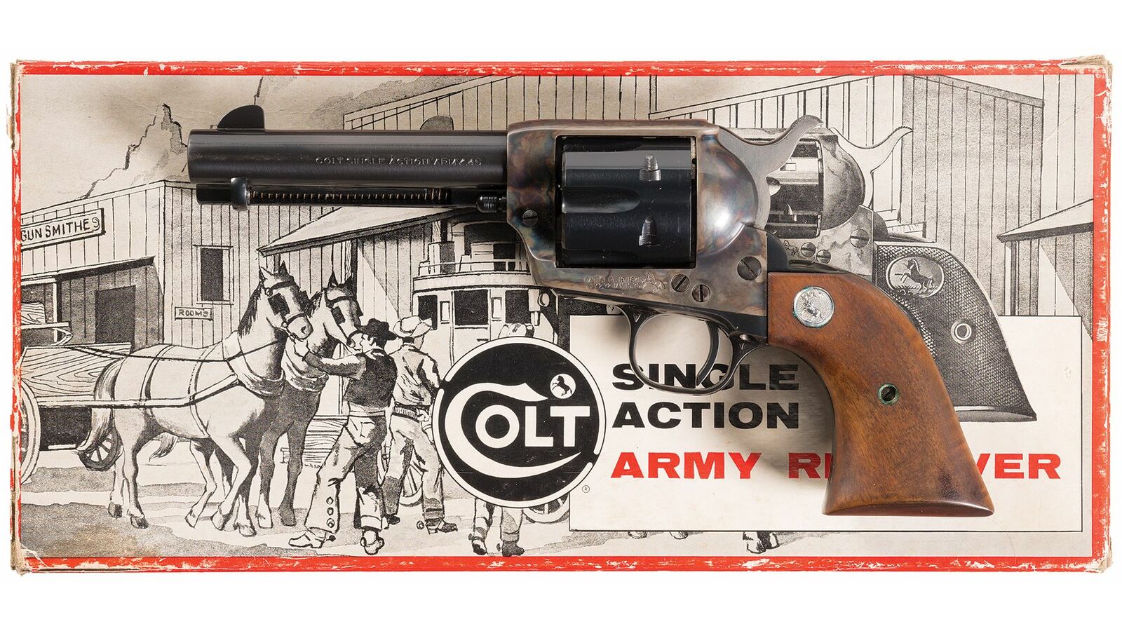 Colt 2nd Gen Single Action Army Revolver with Stagecoach Box | Rock ...